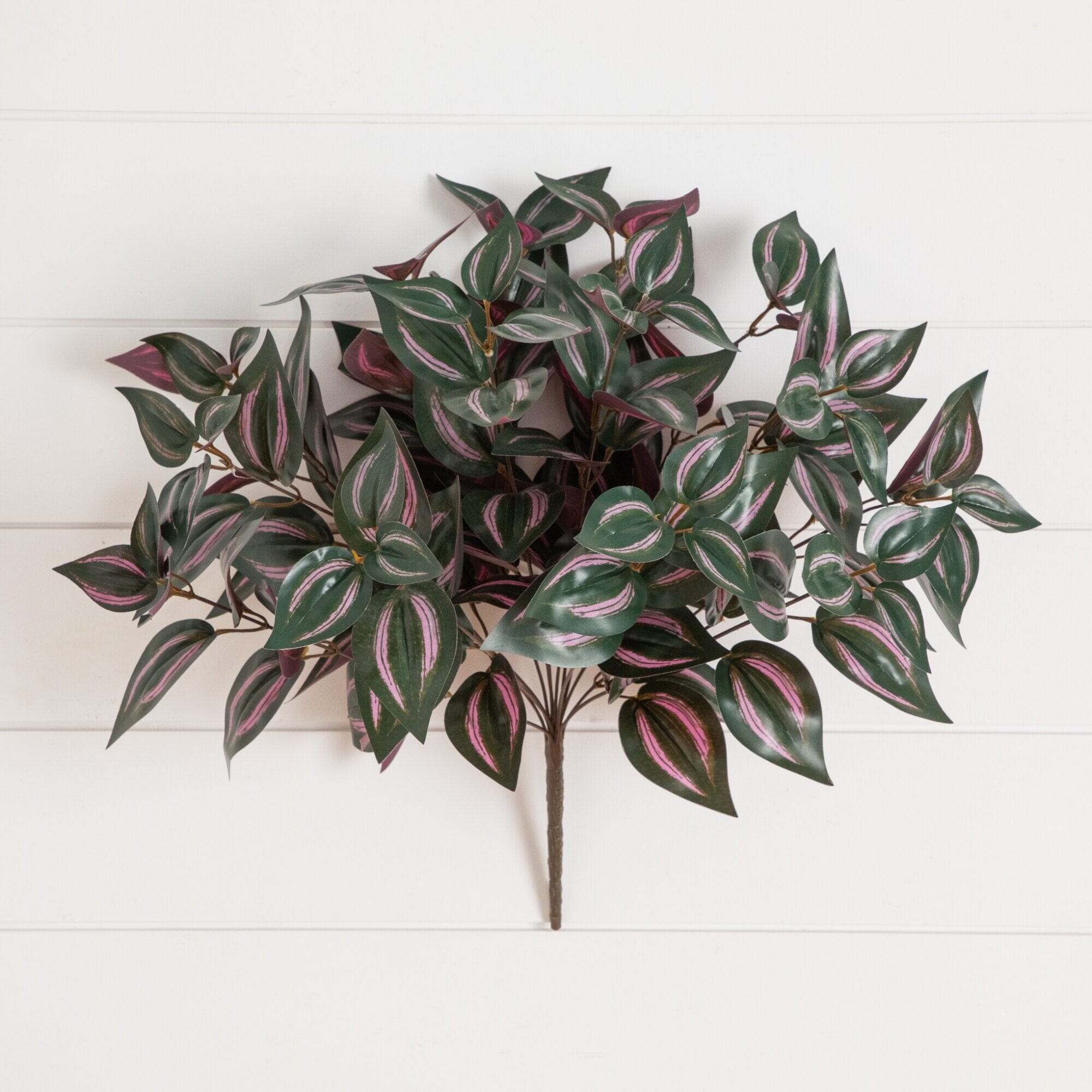 19" UV Resistant Artificial Wandering Jew Bush (Indoor/Outdoor)- Set o ...