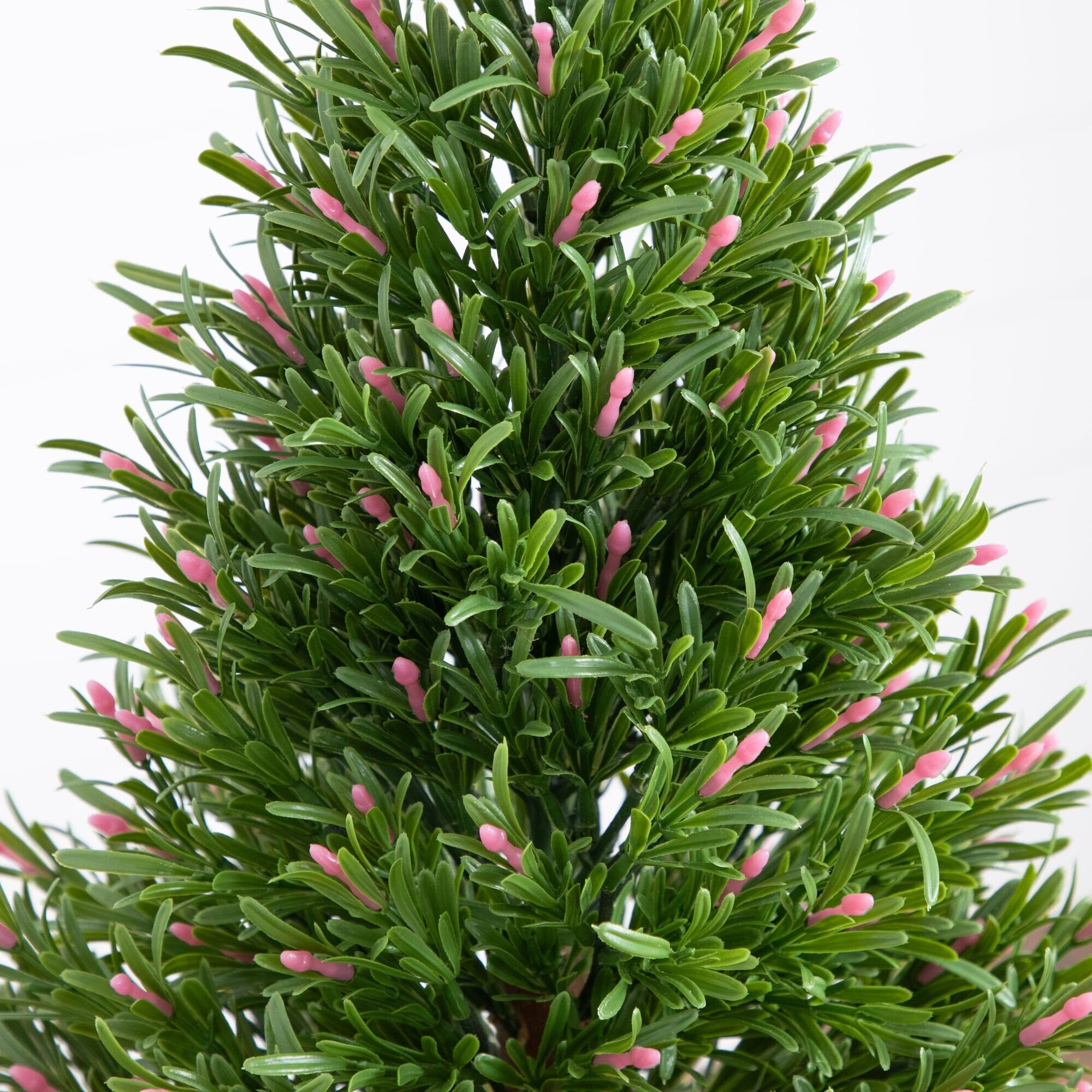 2' UV Resistant Artificial Rosemary Cone Topiary Tree (Indoor/Outdoor ...