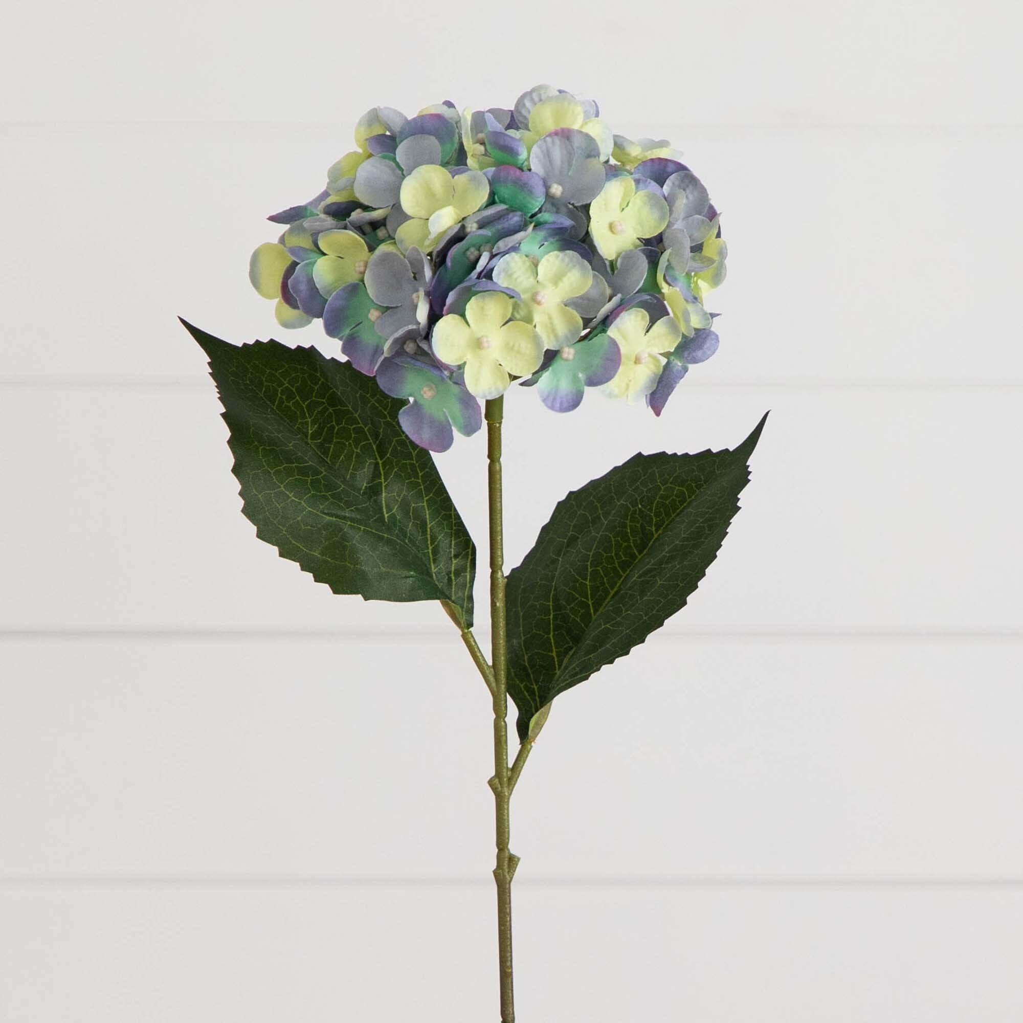 20" Artificial Hydrangea Flower Stems- Set of 3 | Nearly Natural