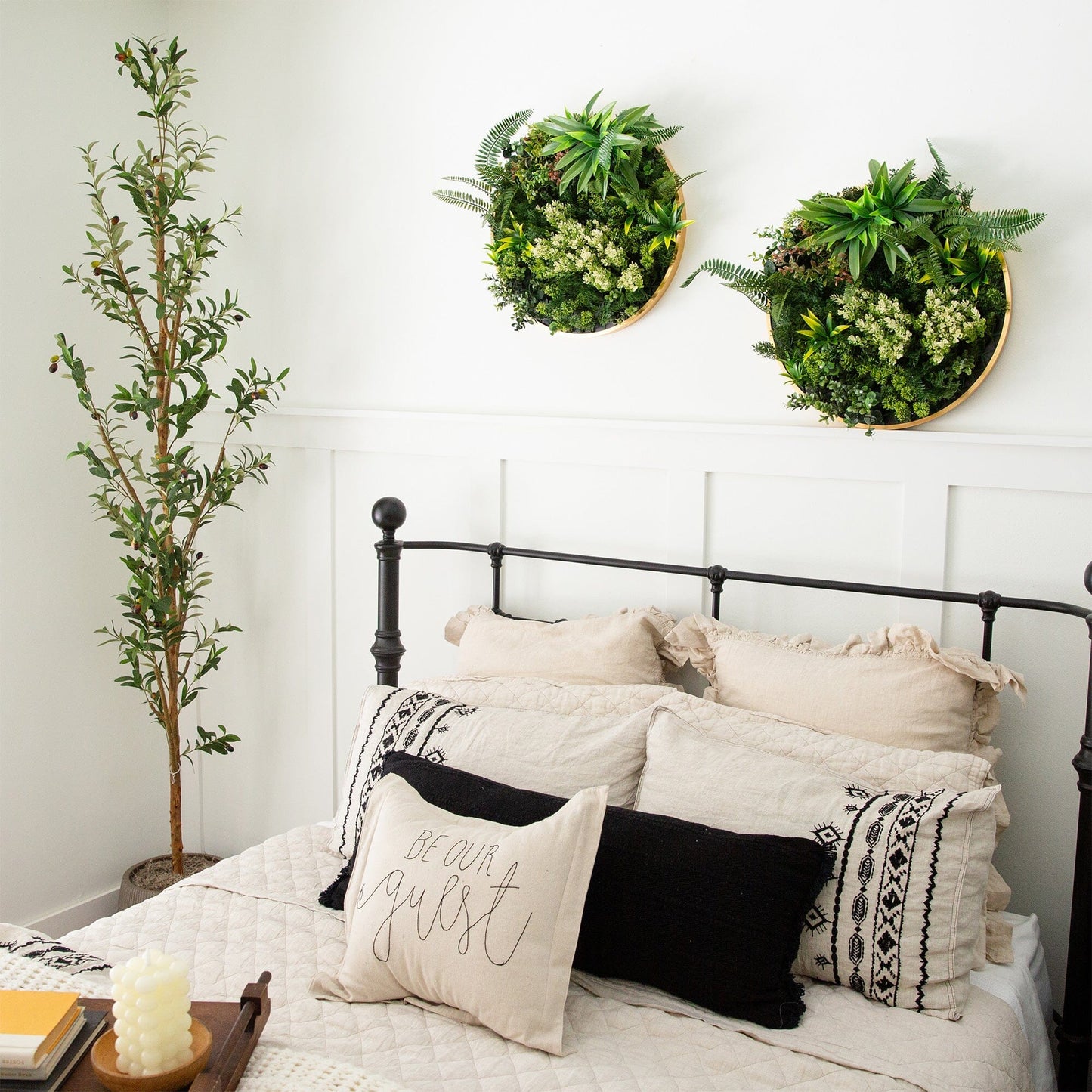 20” UV Resistant Artificial Queensland Rainforest Living Wall Art Panel ...