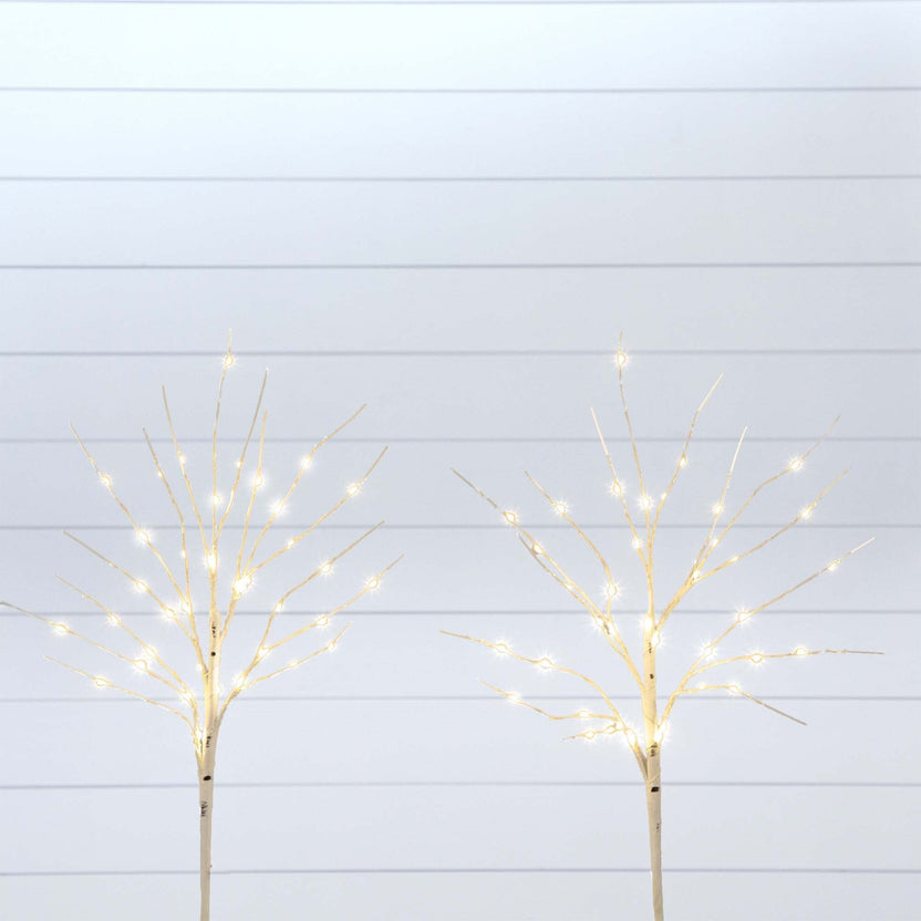Lighted Birch Trees – Stunning LED Birch Trees for Any Decor | Nearly ...