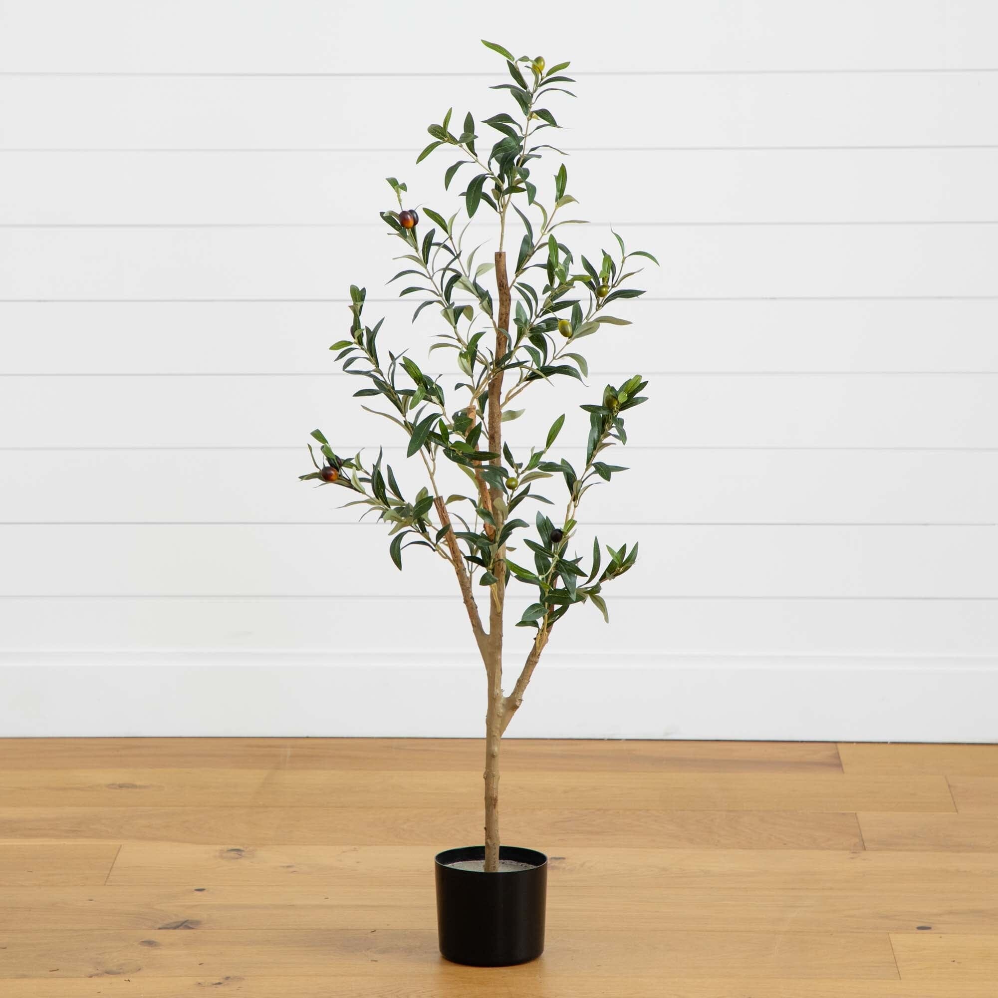 3.5’ Olive Artificial Tree with Sparse Design | Nearly Natural