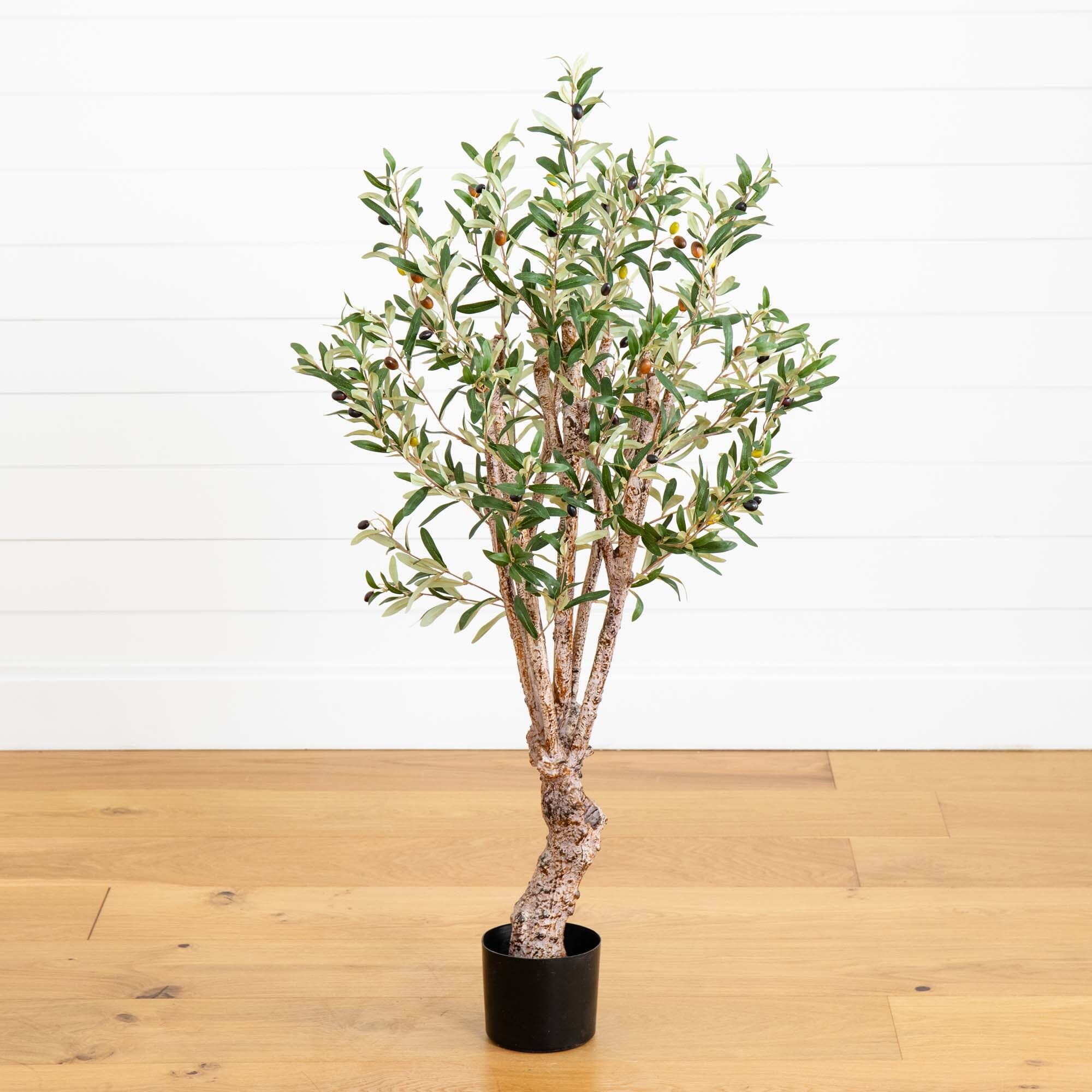 3.5’ Artificial Olive Tree with Lush Design | Nearly Natural