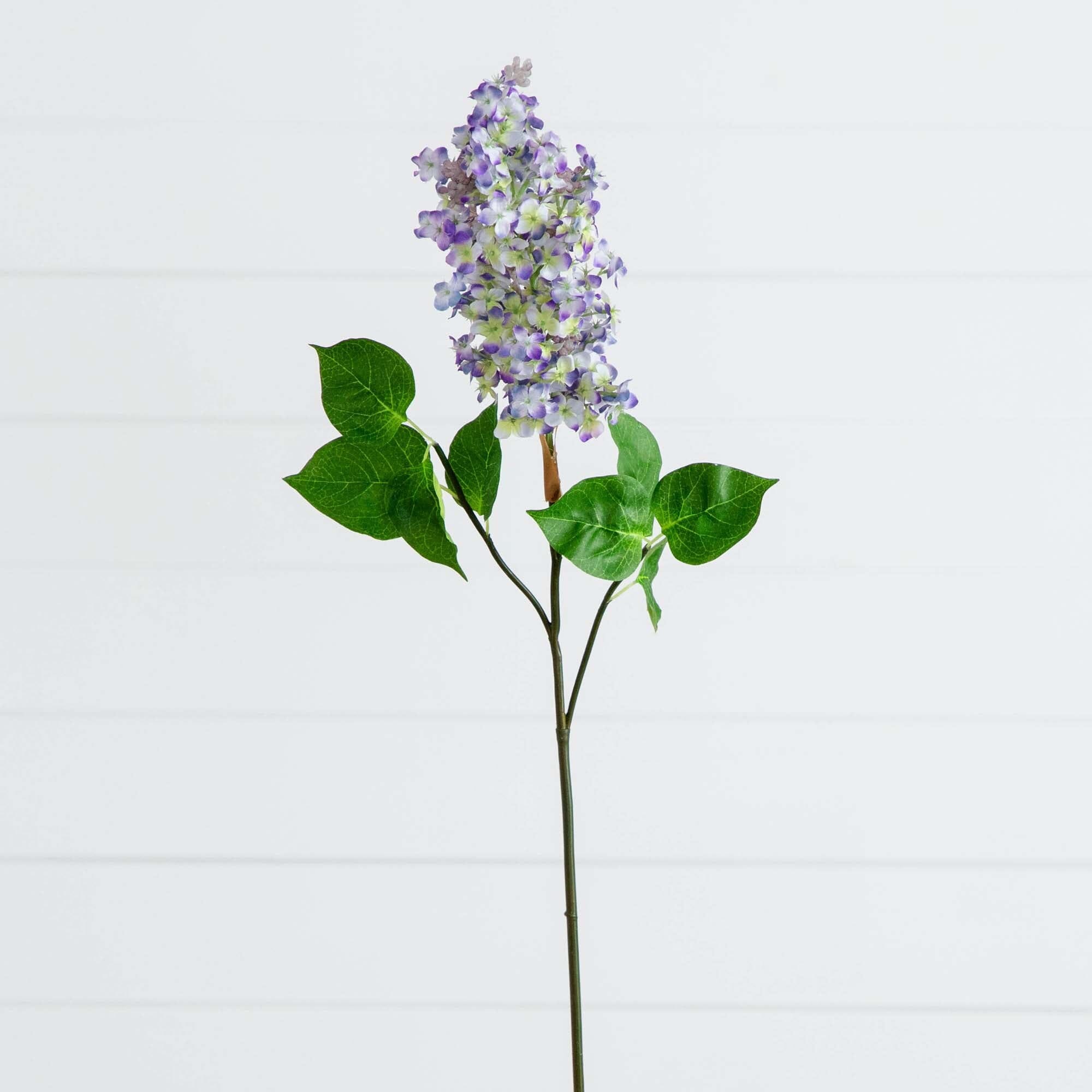 36" Artificial Lilac Flower Stems - Set of 3 | Nearly Natural