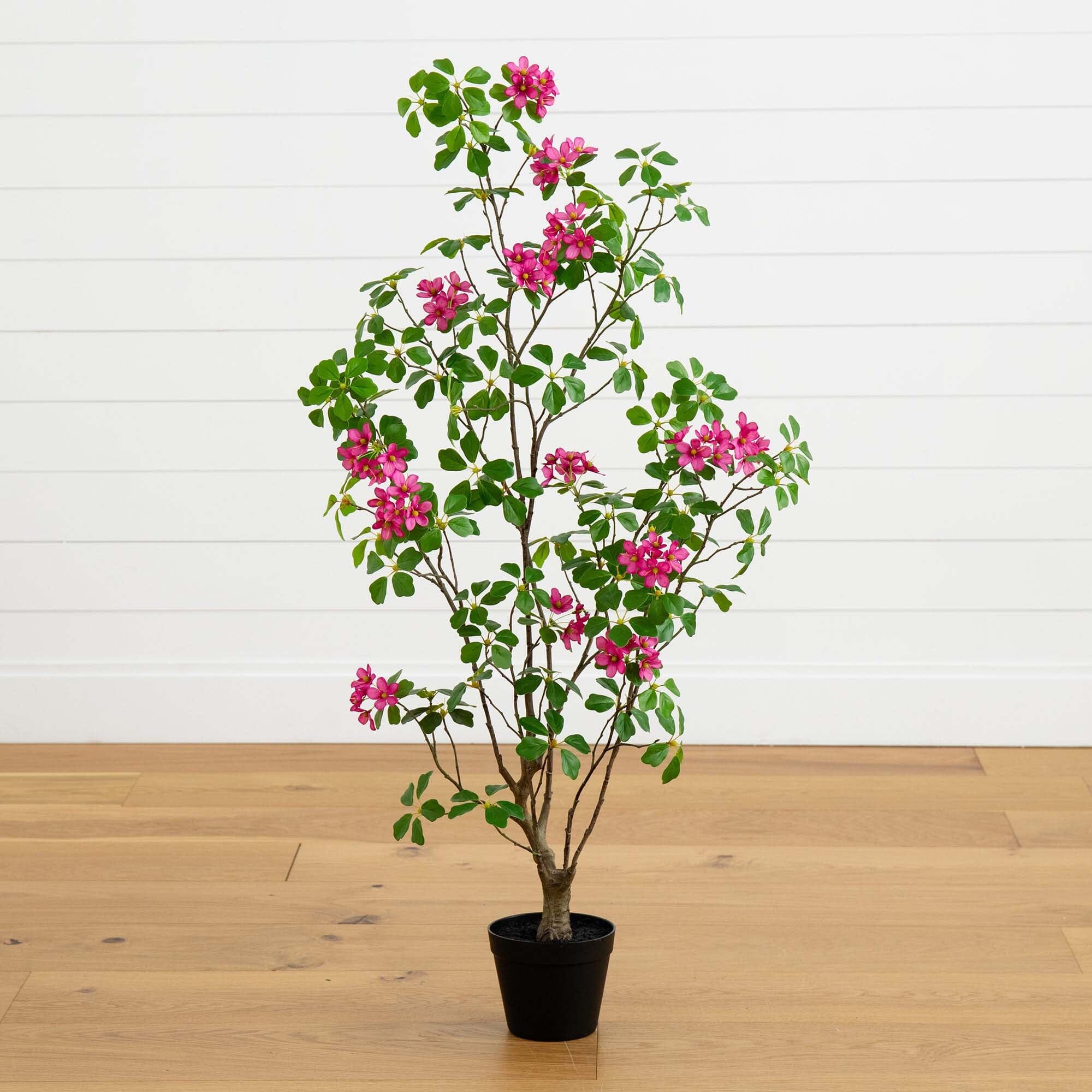 4’ Artificial Dogwood Tree with Real Touch Leaves | Nearly Natural