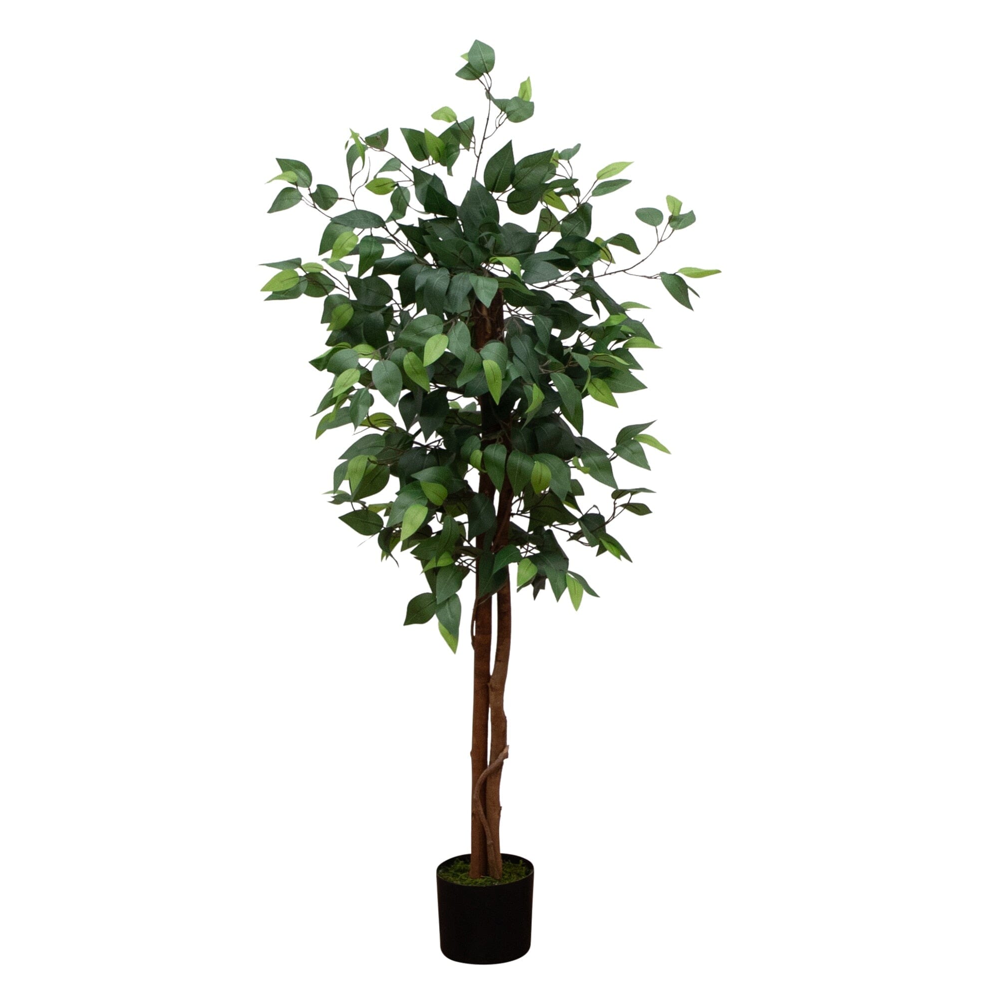 4’ Artificial Double Trunk Ficus Tree | Nearly Natural