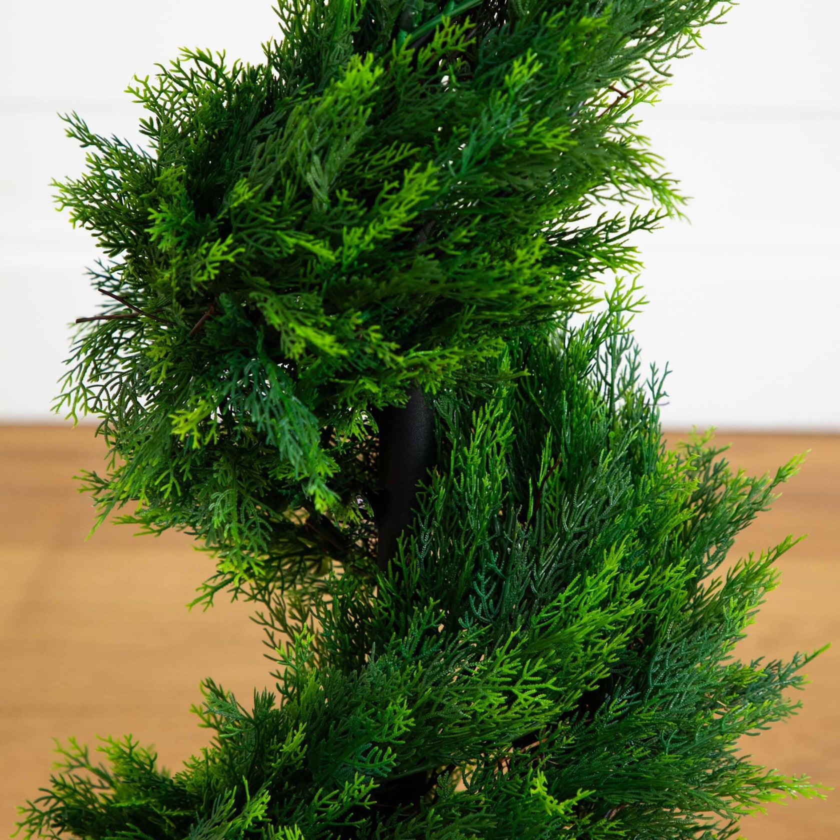 4' Cypress Spirial Silk Tree | Nearly Natural