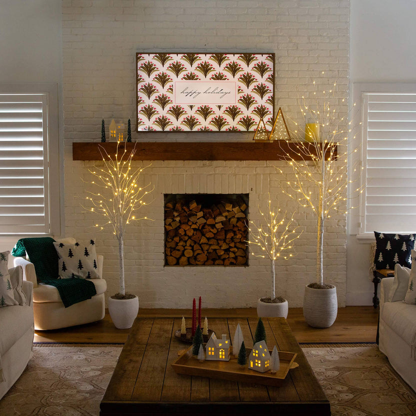 Lighted Birch Trees – Stunning LED Birch Trees for Any Decor | Nearly ...