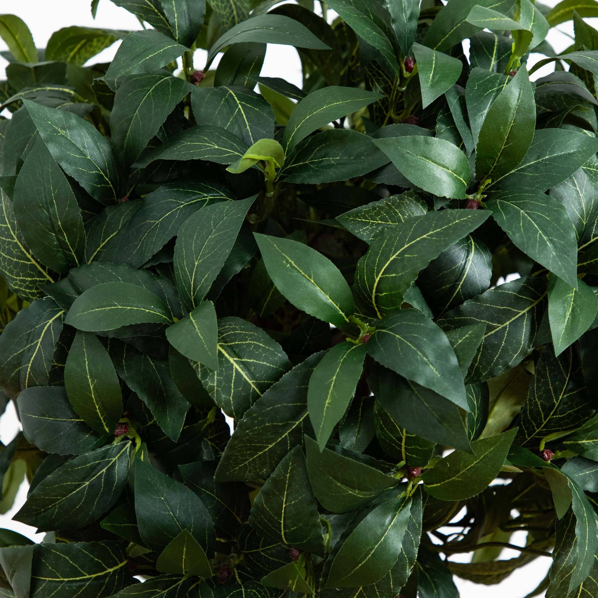 4' Sweet Bay Double Ball Topiary Silk Tree | Nearly Natural