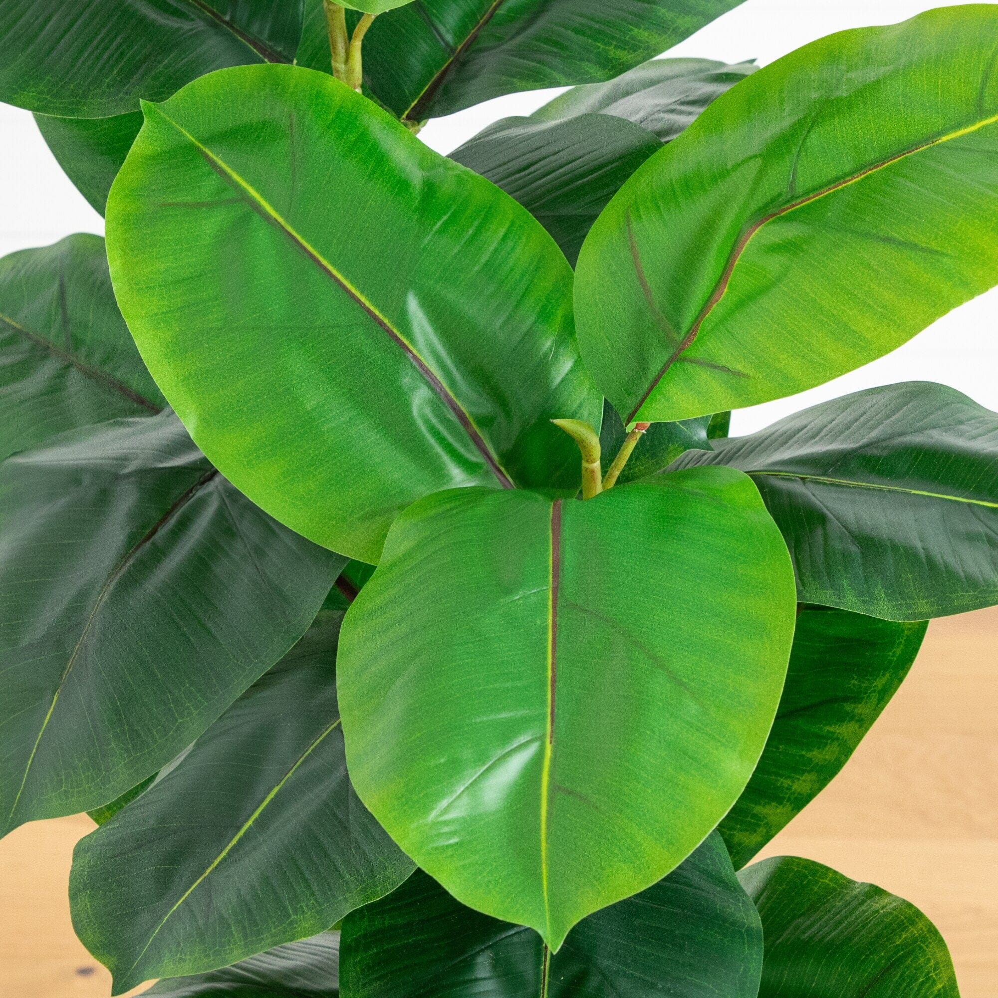 44" Artificial Rubber Tree in Decorative Planter – Nearly Natural