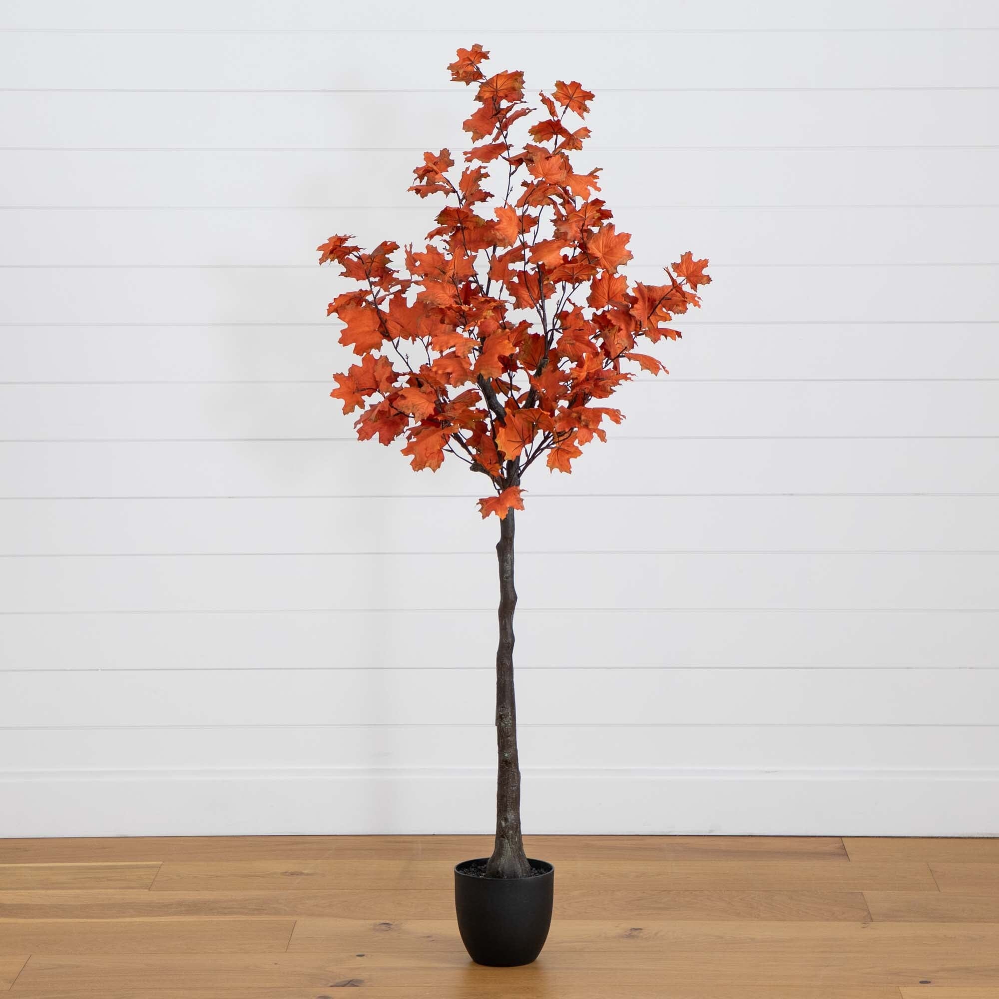 5' Autumn Rustic Maple Artificial Fall Tree | Nearly Natural