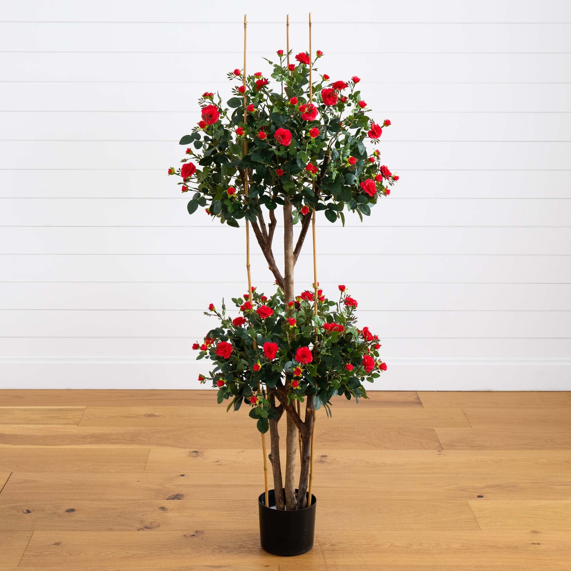5' Mini Rose Silk Tree | Nearly Natural