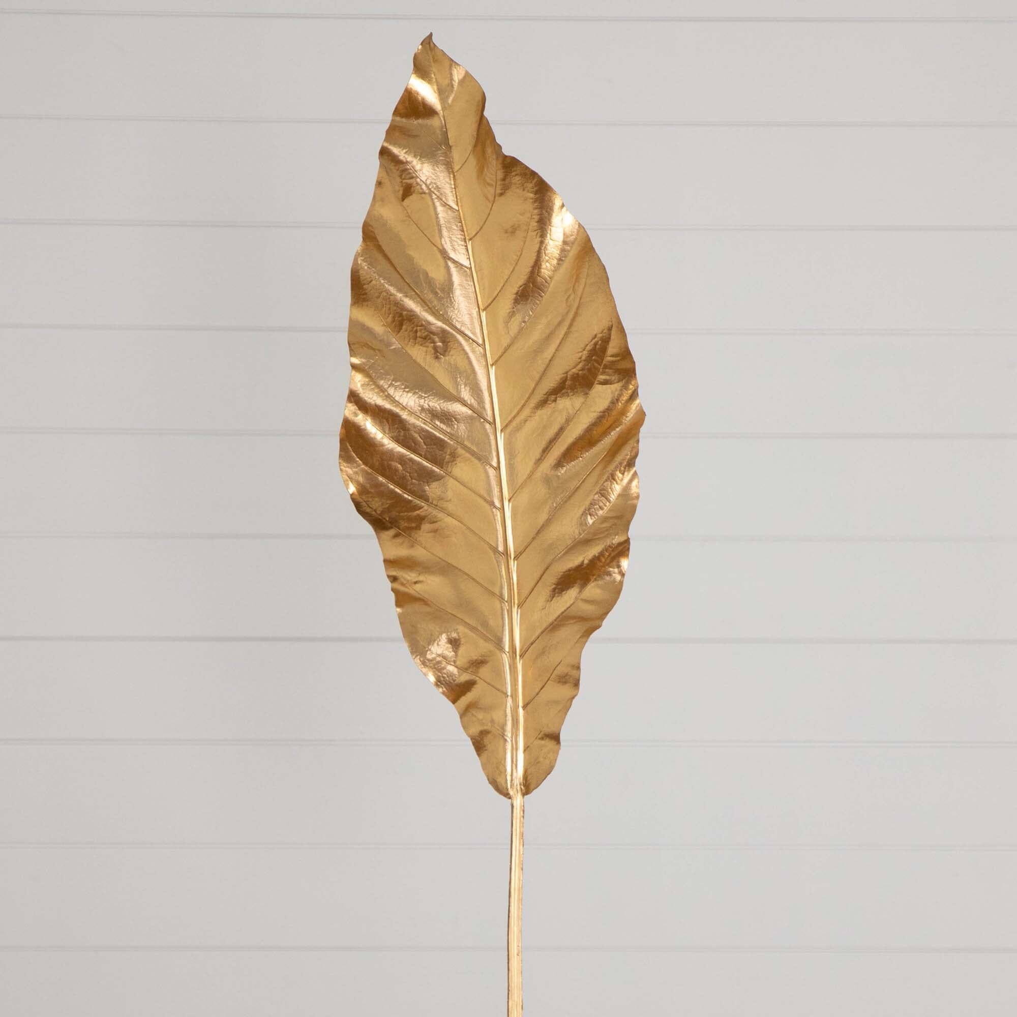 53" Artificial Gold Travelers Palm Stems - Set of 3 | Nearly Natural