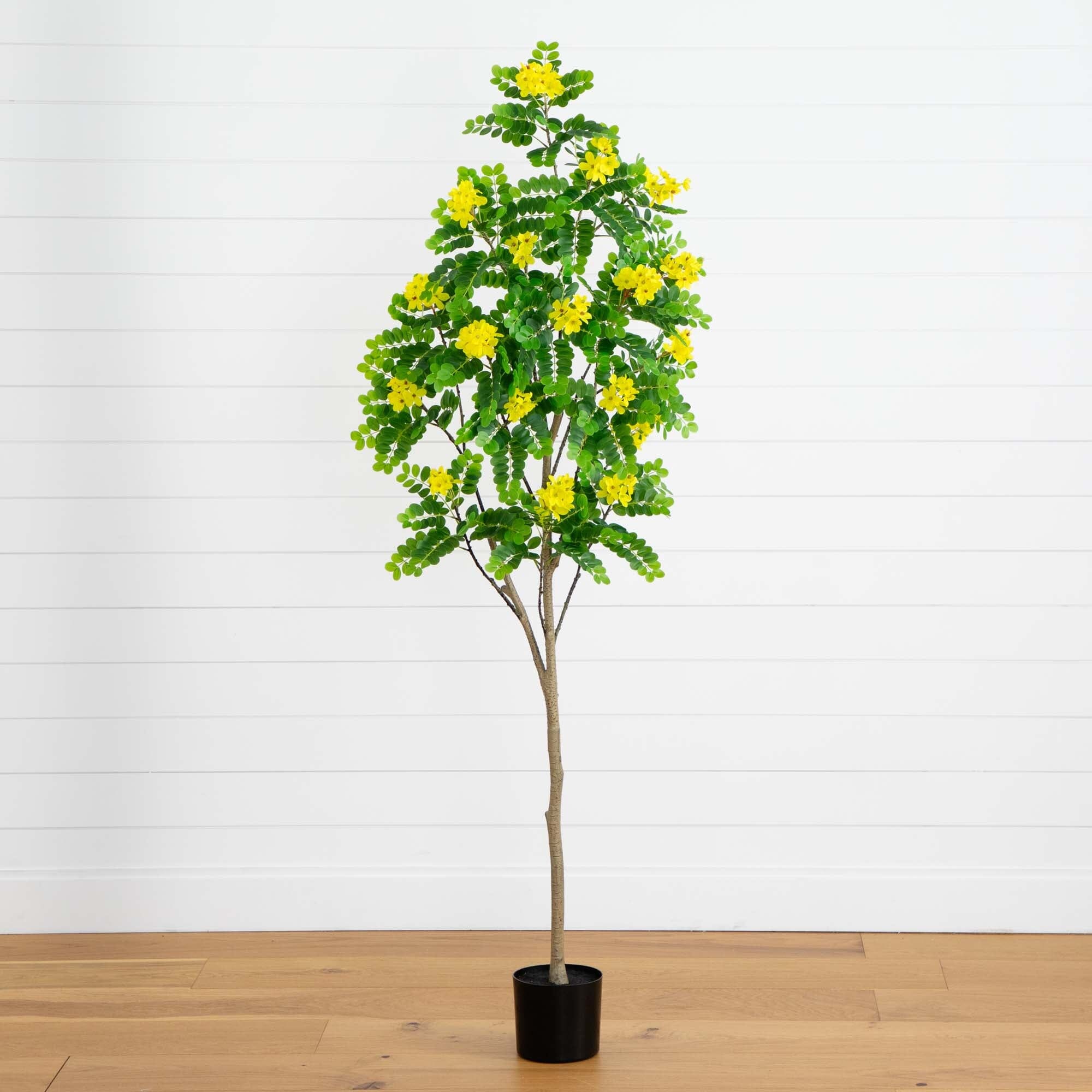6’ Artificial Flowering Citrus Tree with Real Touch Leaves | Nearly Natural