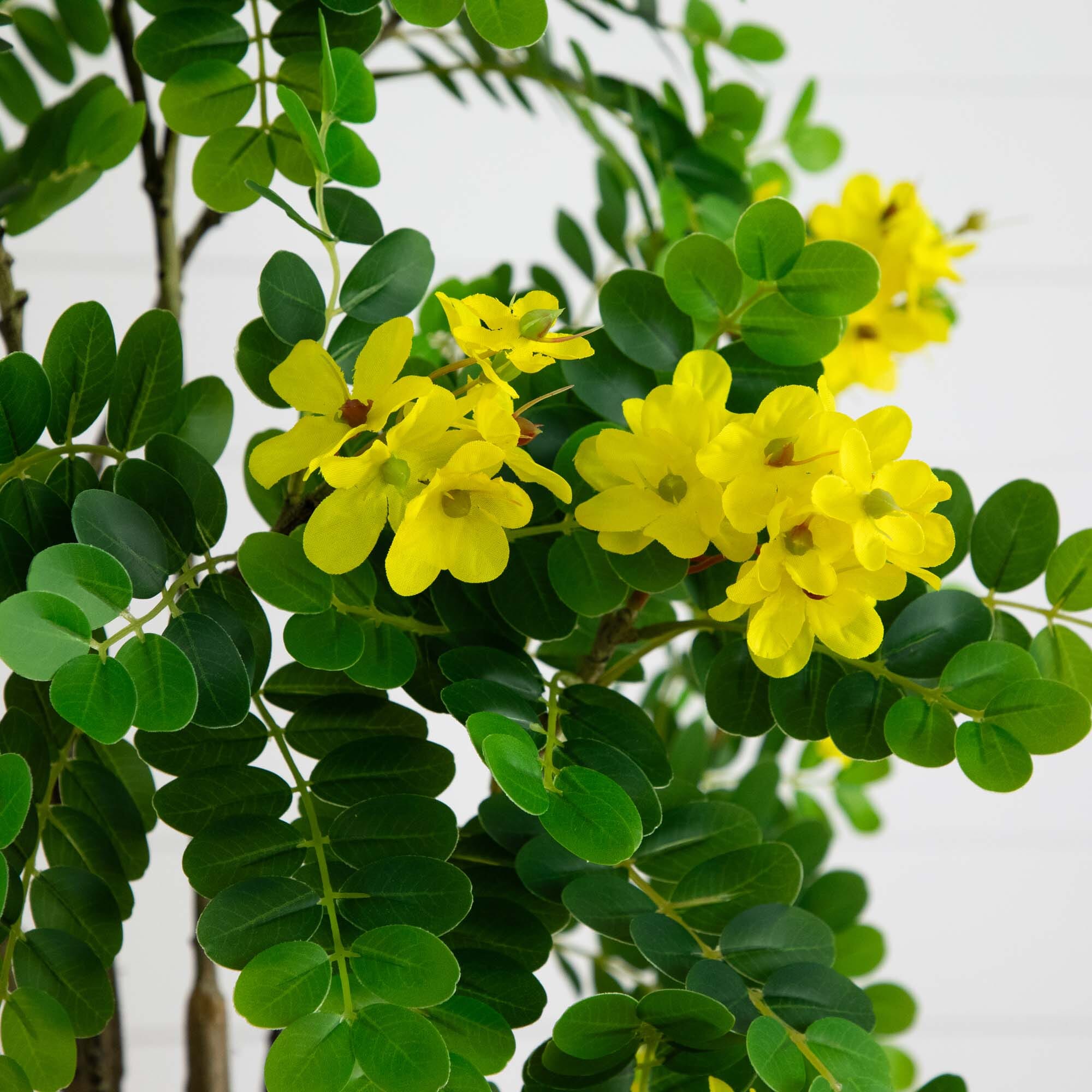 6’ Artificial Flowering Citrus Tree with Real Touch Leaves | Nearly Natural