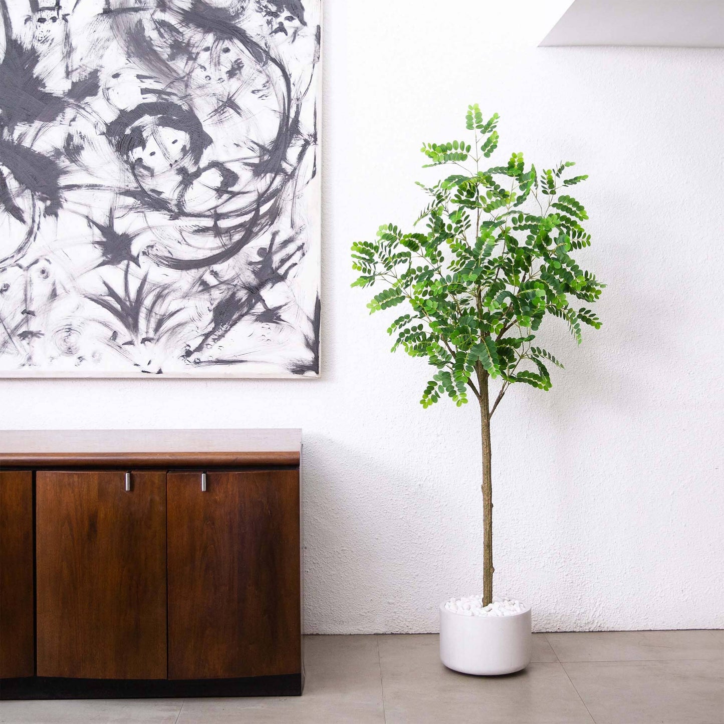 6’ Artificial Greco Citrus Tree with Real Touch Leaves | Nearly Natural