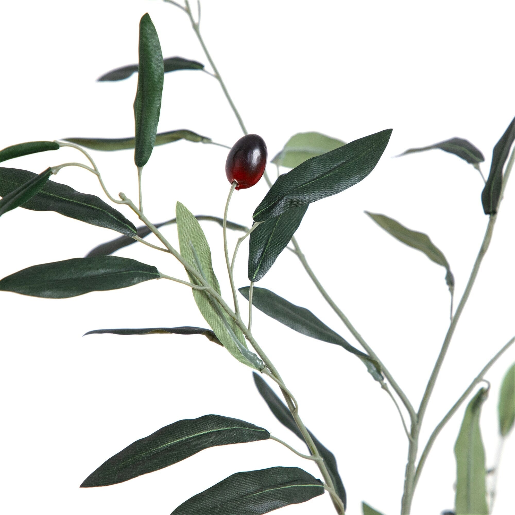 6’ Artificial Slim Minimalist Olive Tree | Nearly Natural