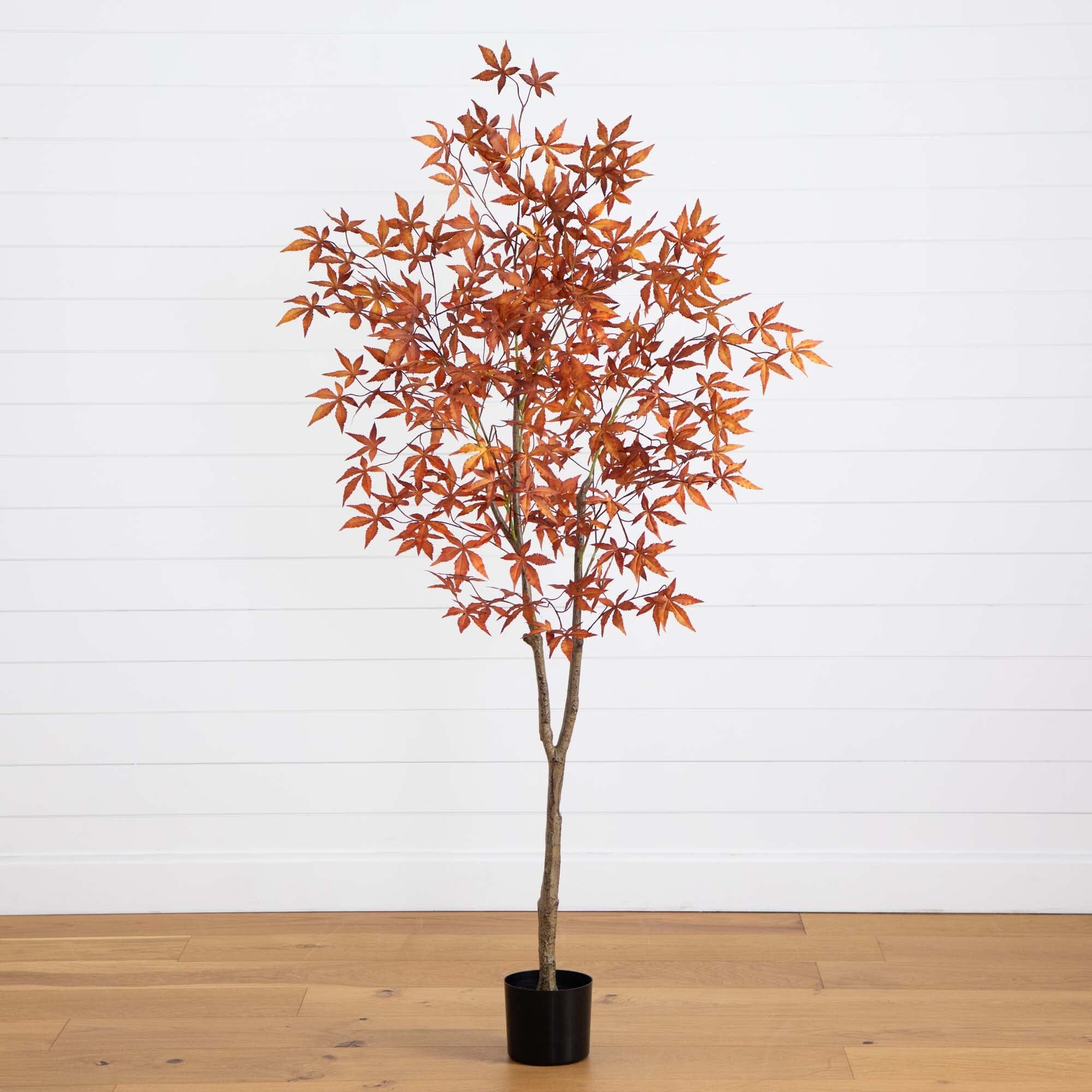 6' Autumn Japanese Maple Artificial Fall Tree | Nearly Natural