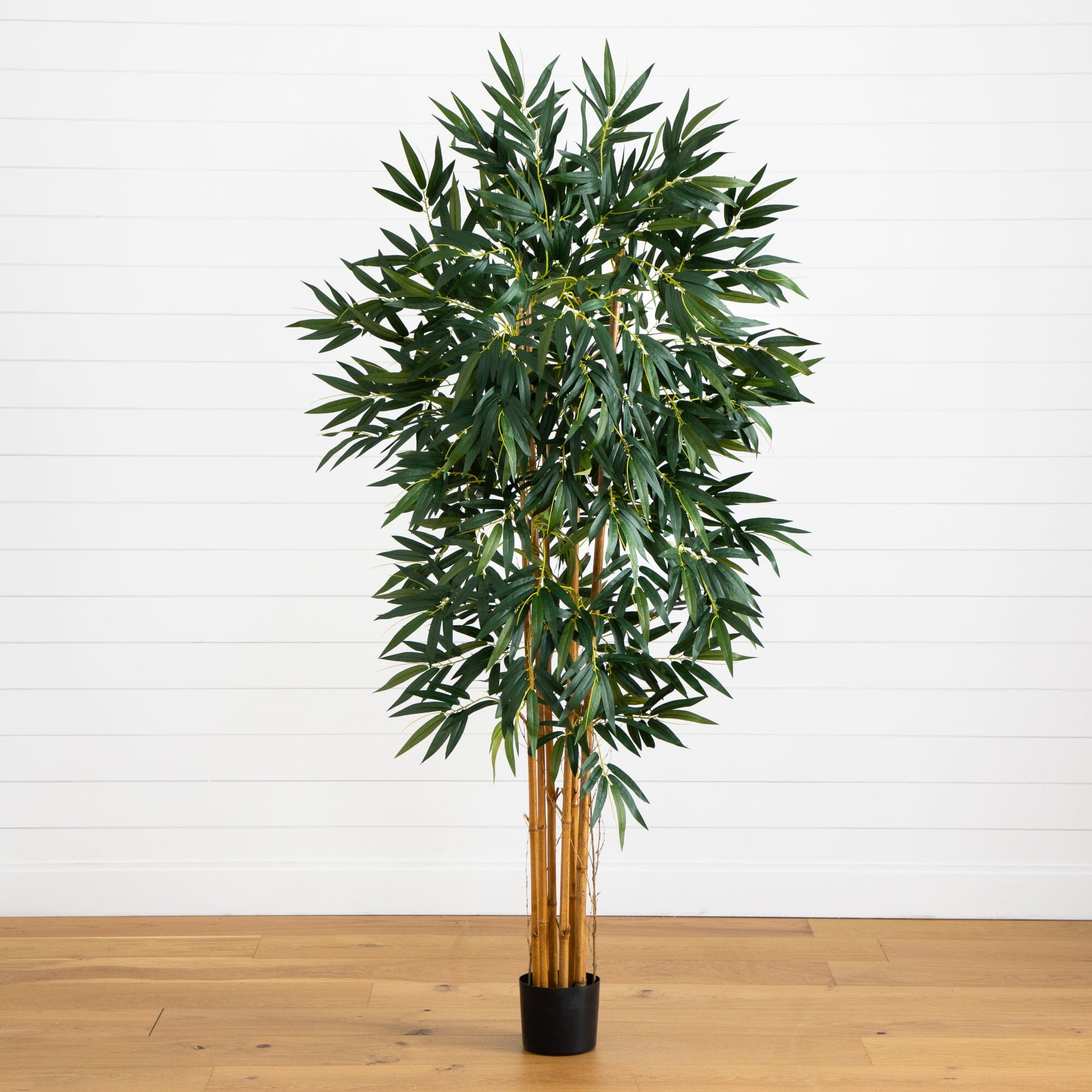 6' Biggy Style Bamboo Silk Tree | Nearly Natural