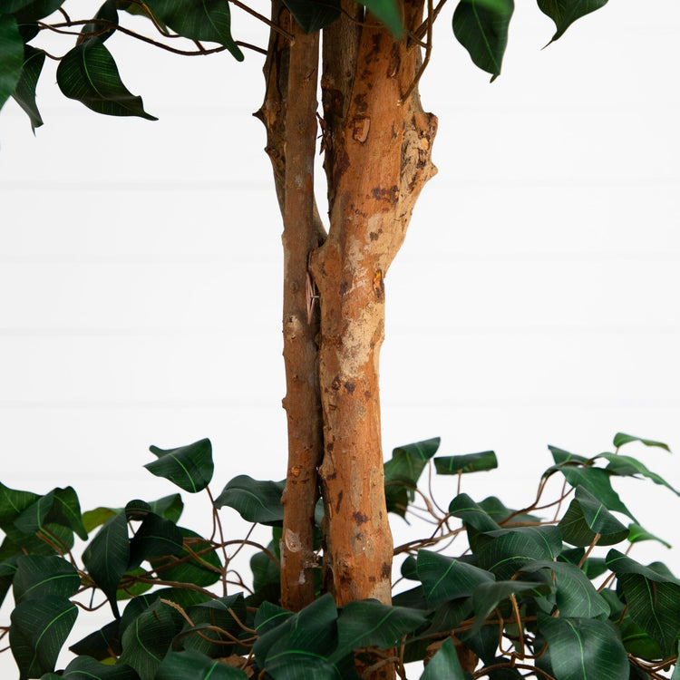 6' Double Ball Ficus Silk Tree | Nearly Natural