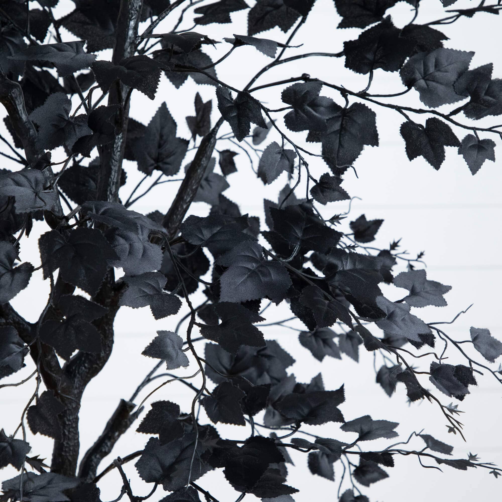 6' Artificial Halloween Black Maple Tree – Nearly Natural