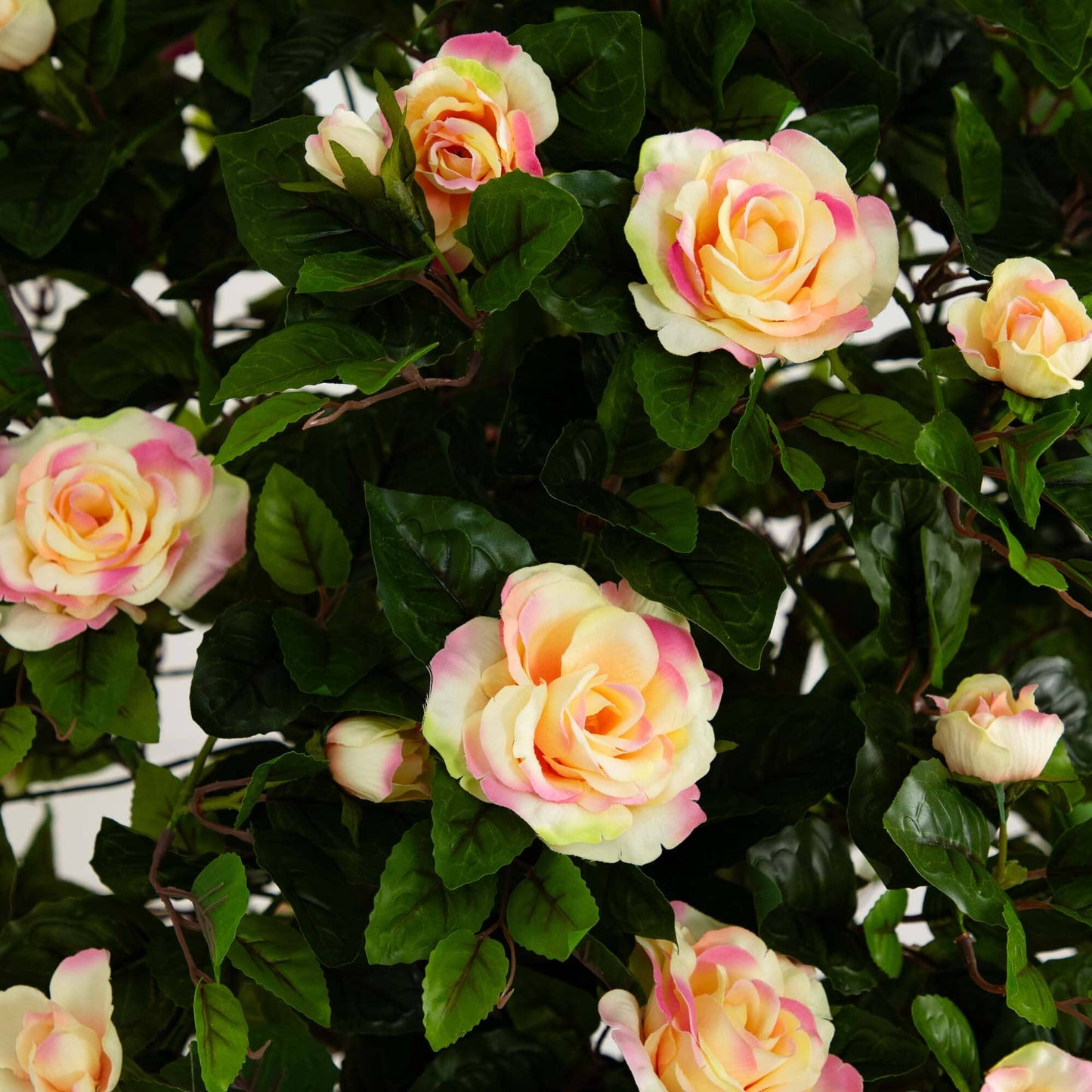 6’ Rose Artificial Tree with Woven Trunk | Nearly Natural