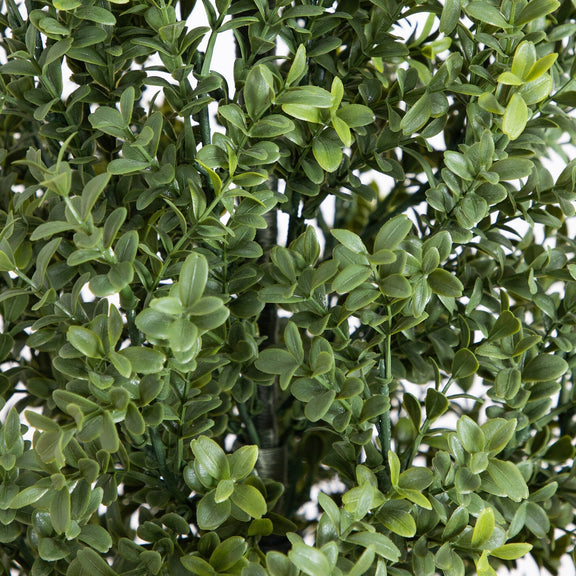 6’ UV Resistant Artificial Boxwood Topiary Tree (Indoor/Outdoor ...