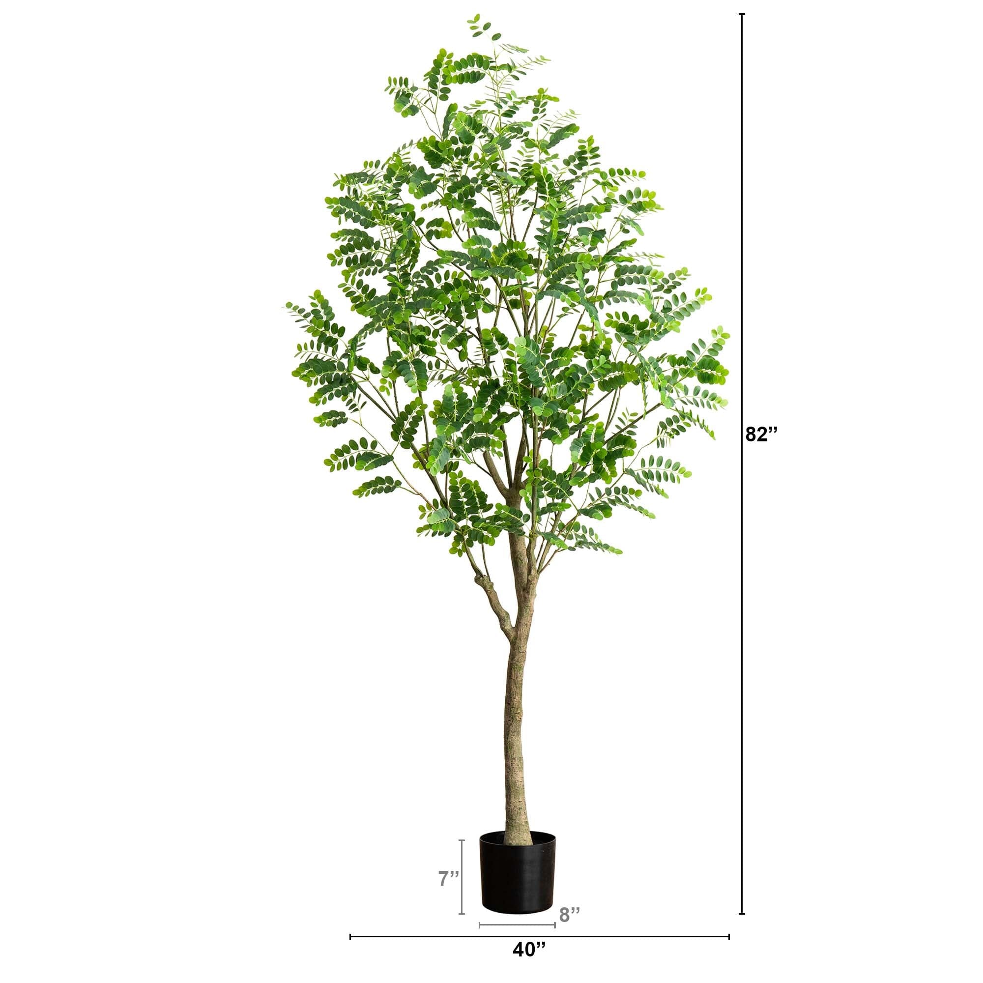 7' Artificial Greco Citrus Tree with Real Touch Leaves | Nearly Natural