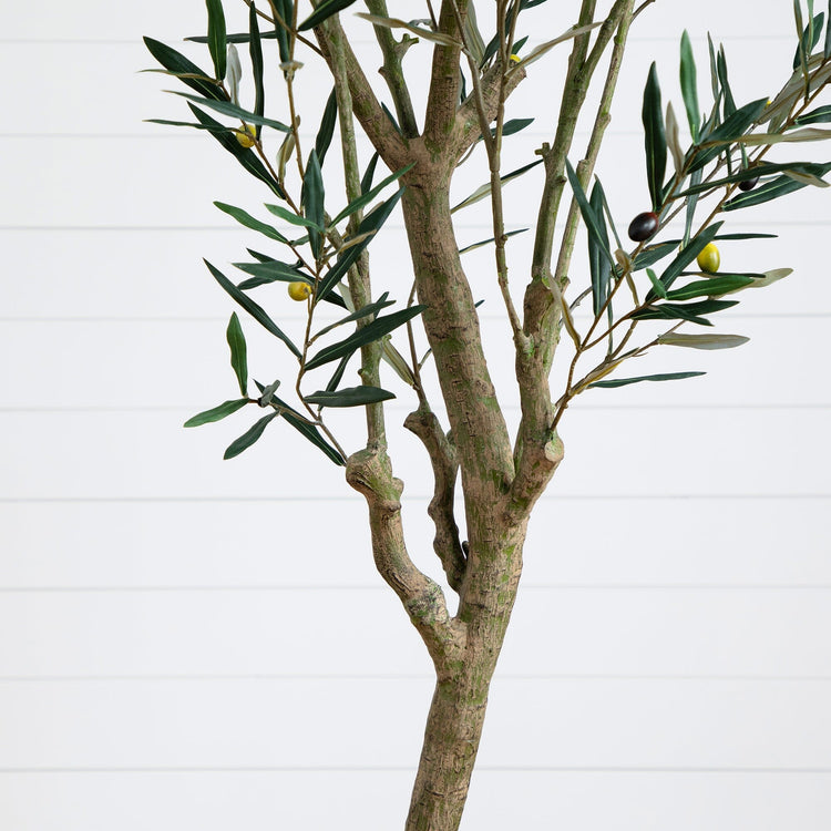 7' Artificial Greco Olive Tree | Nearly Natural