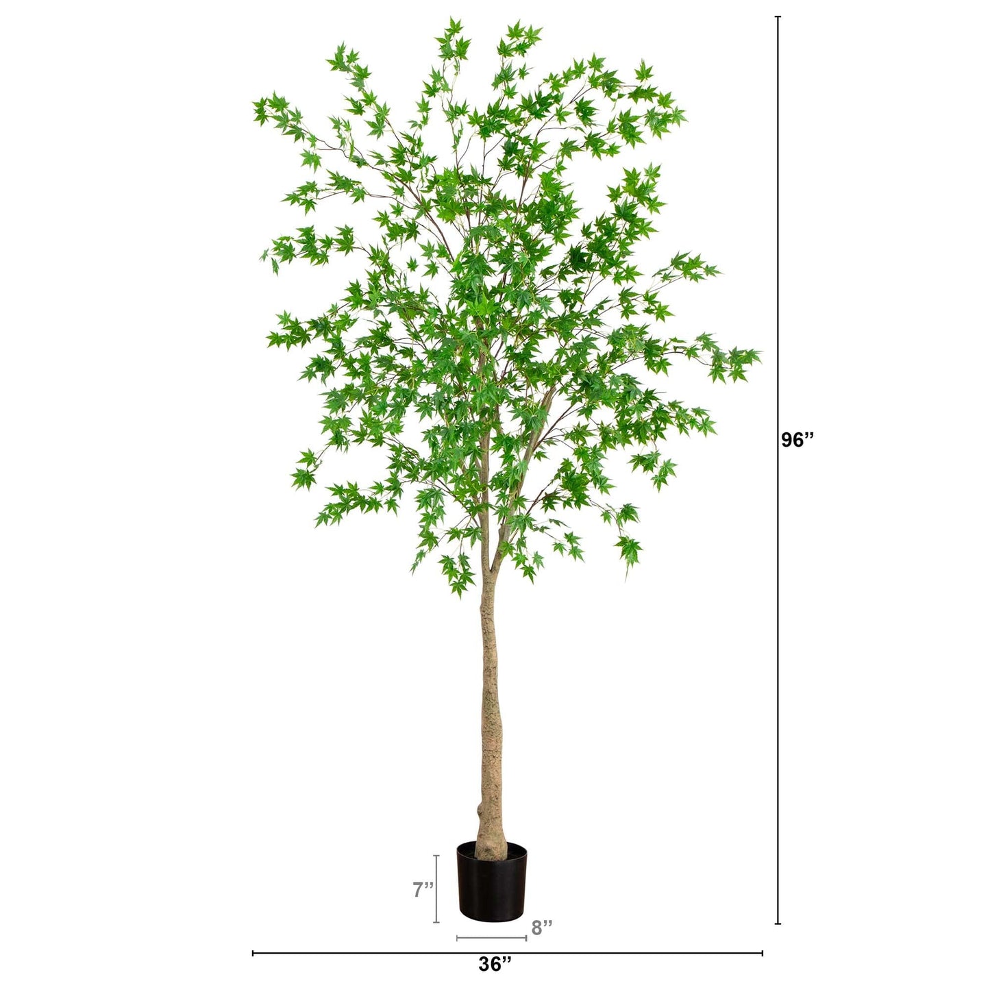8’ Artificial Maple Tree | Nearly Natural