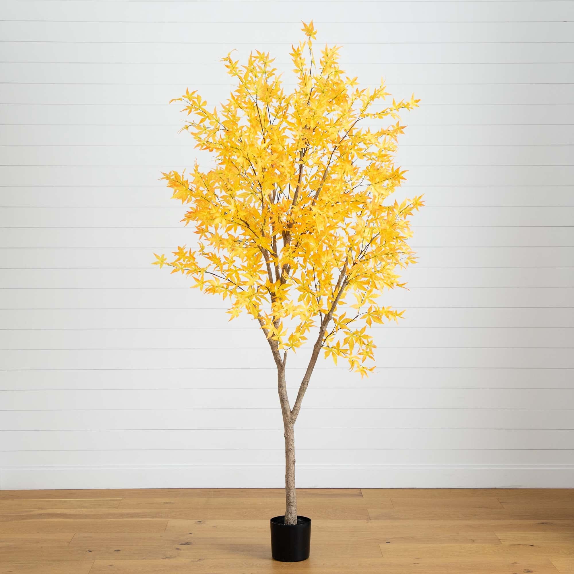 8’ Autumn Maple Artificial Fall Tree | Nearly Natural