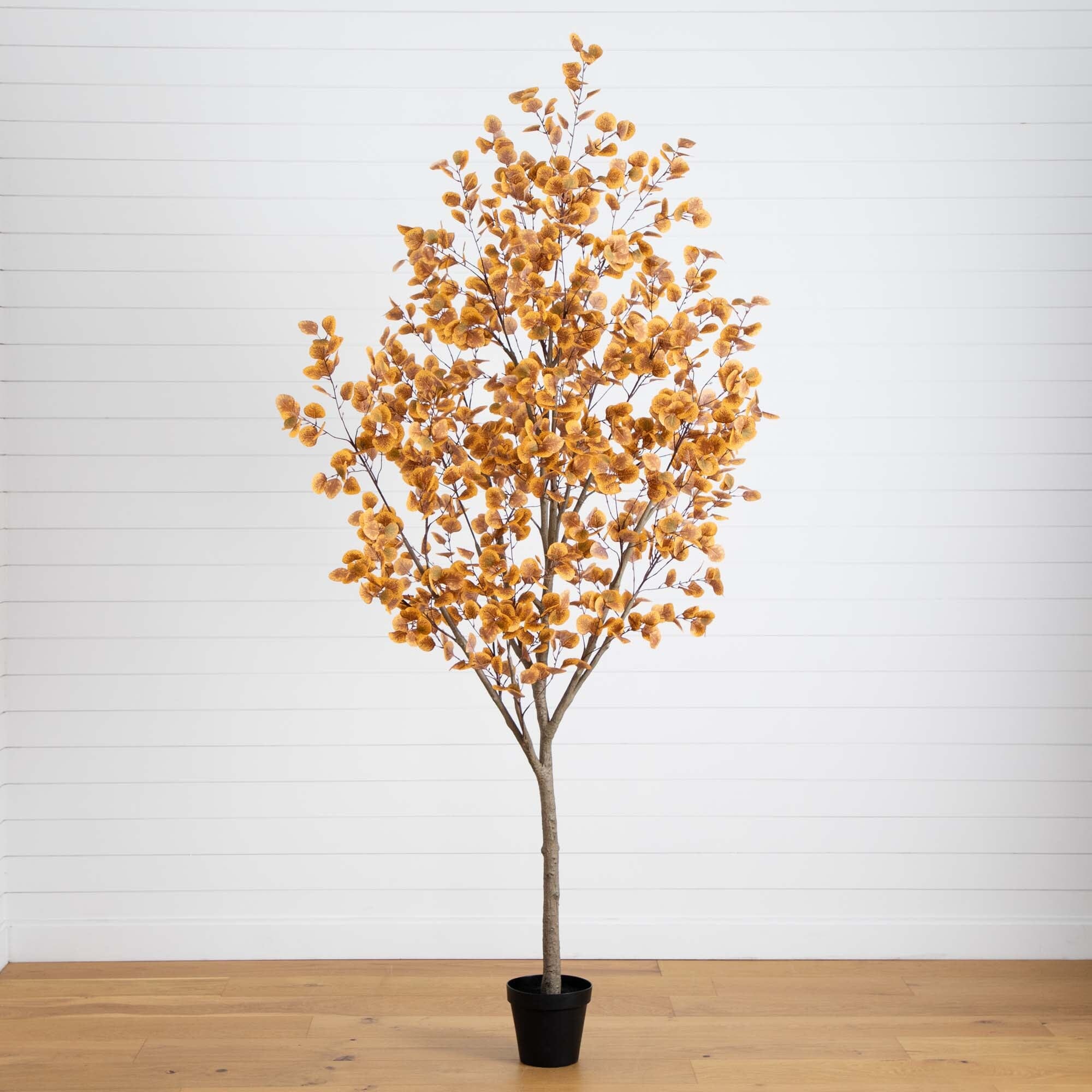 9’ Autumn Eucalyptus Artificial Fall Tree | Nearly Natural