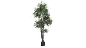 69” Ruscus Artificial Tree UV Resistant (Indoor/Outdoor) | Nearly Natural