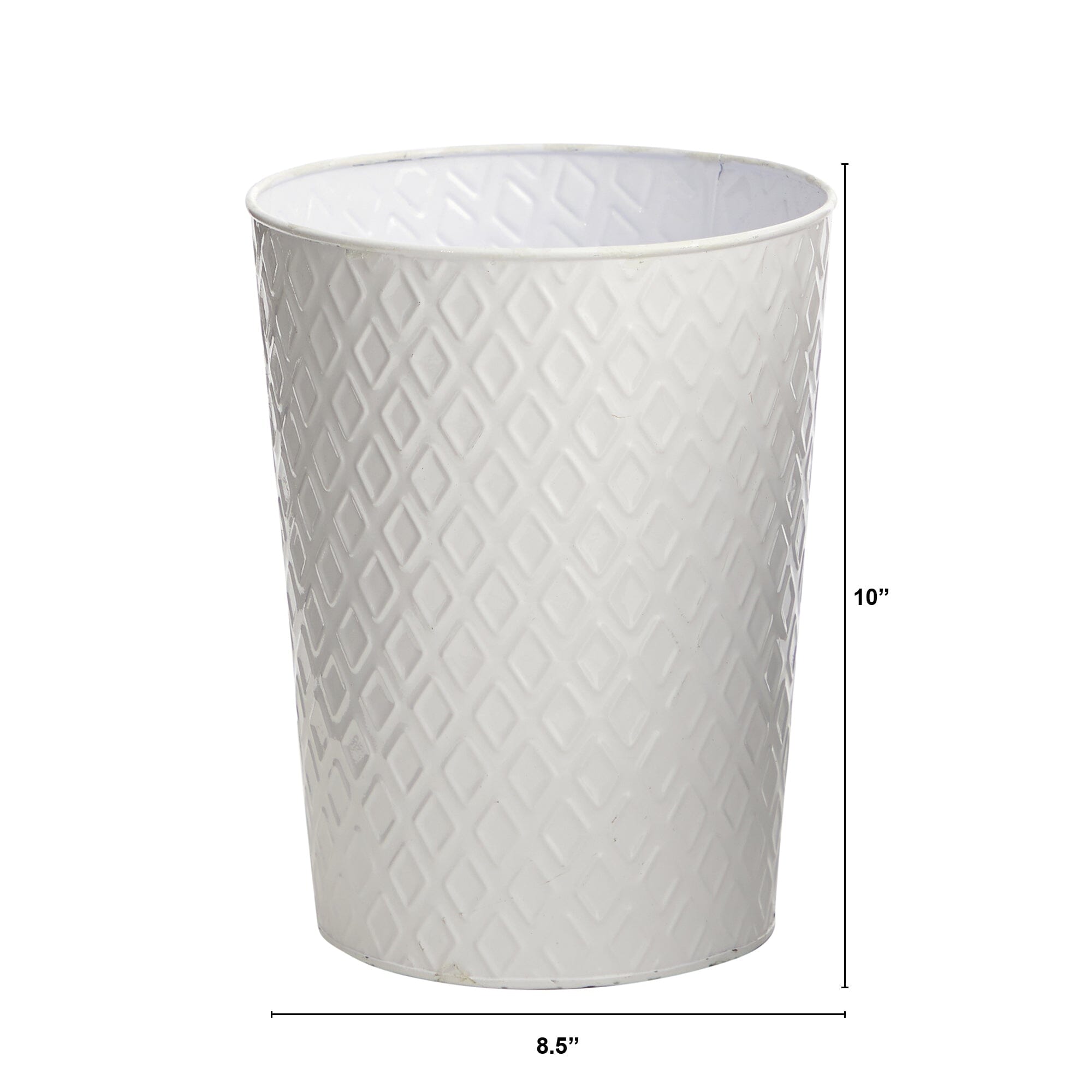 10” Embossed Tin Planter | Nearly Natural