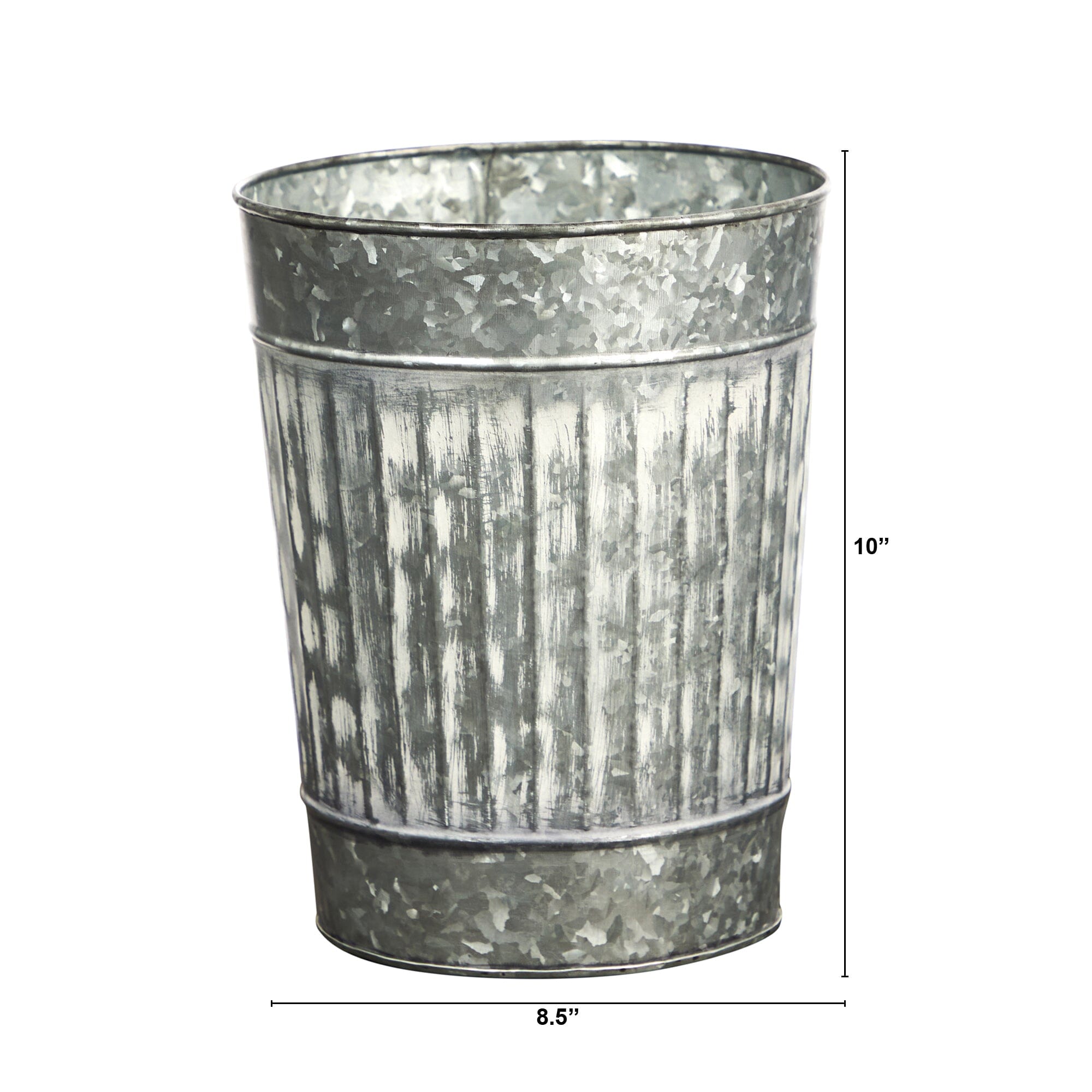 10” Farmhouse Country Pail Planter | Nearly Natural