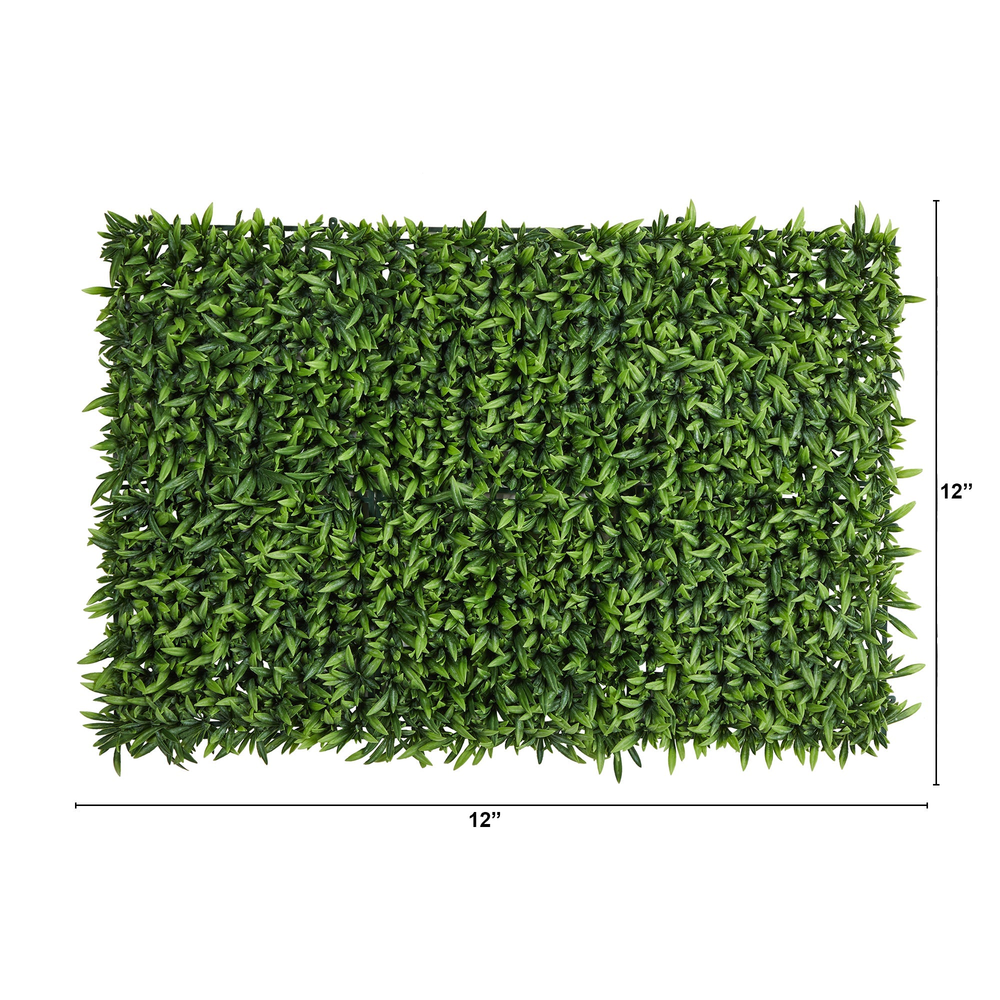 12” Grass Artificial Wall Mat (Indoor/Outdoor) (Set of 6) | Nearly Natural