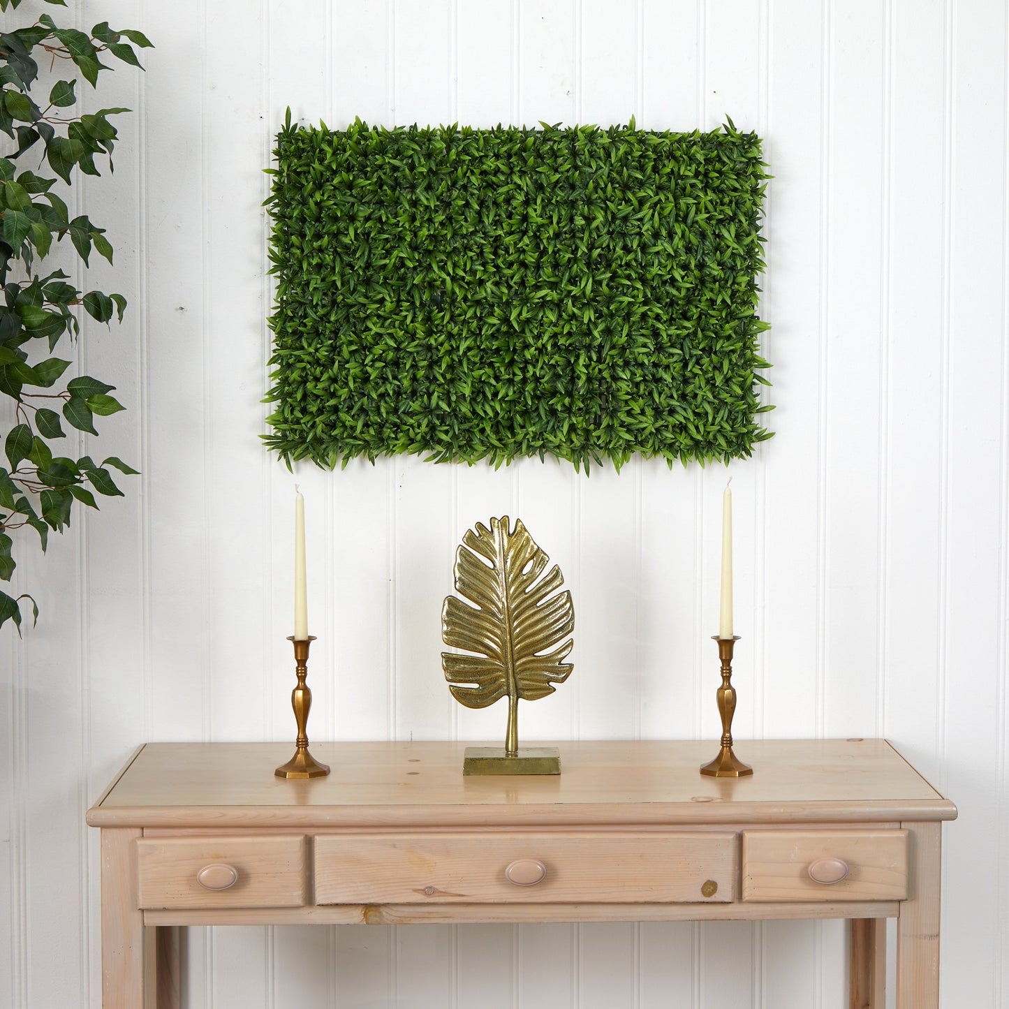 12” Grass Artificial Wall Mat (Indoor/Outdoor) (Set of 6) | Nearly Natural