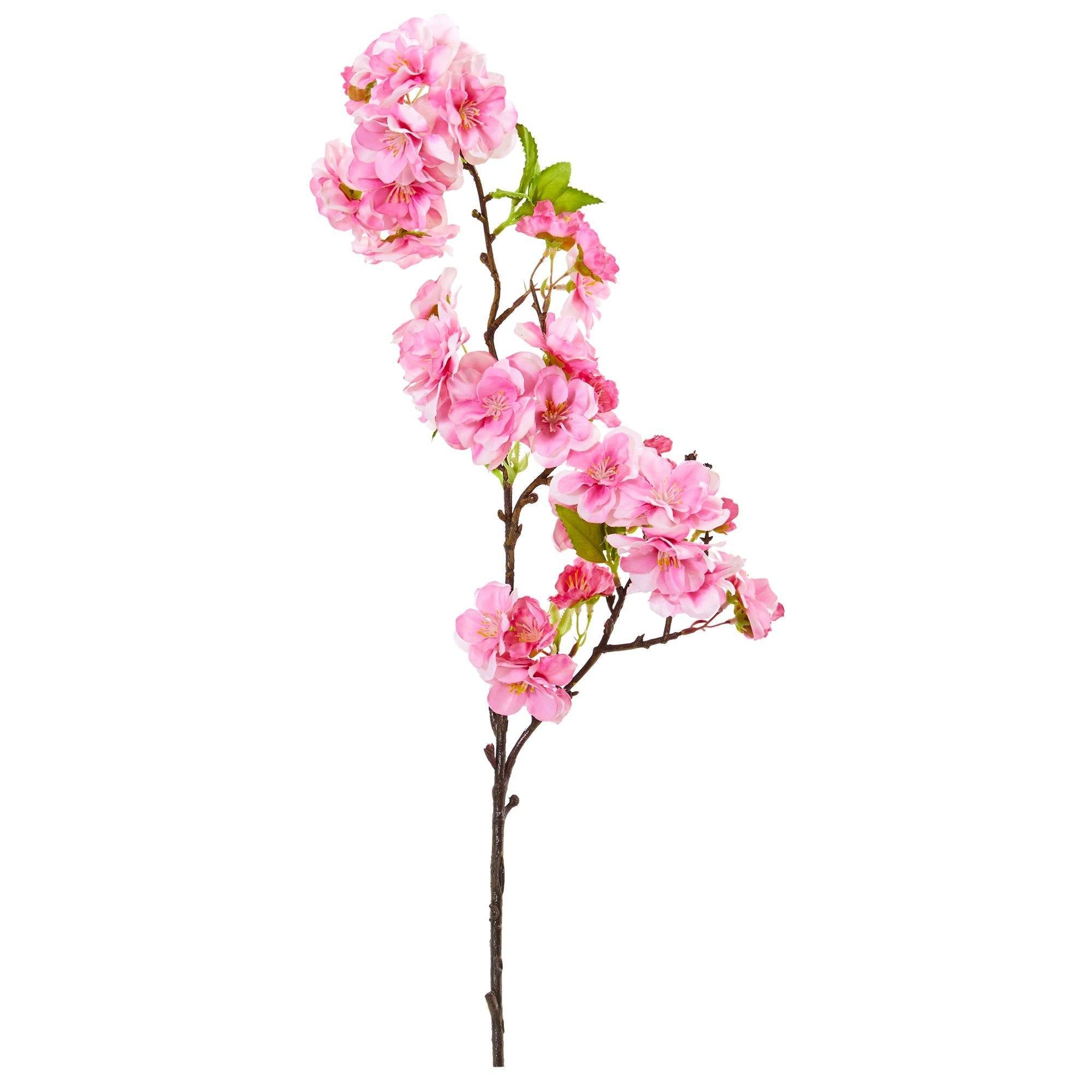 18” Cherry Blossom Artificial Flower Spray (Set of 12) | Nearly Natural