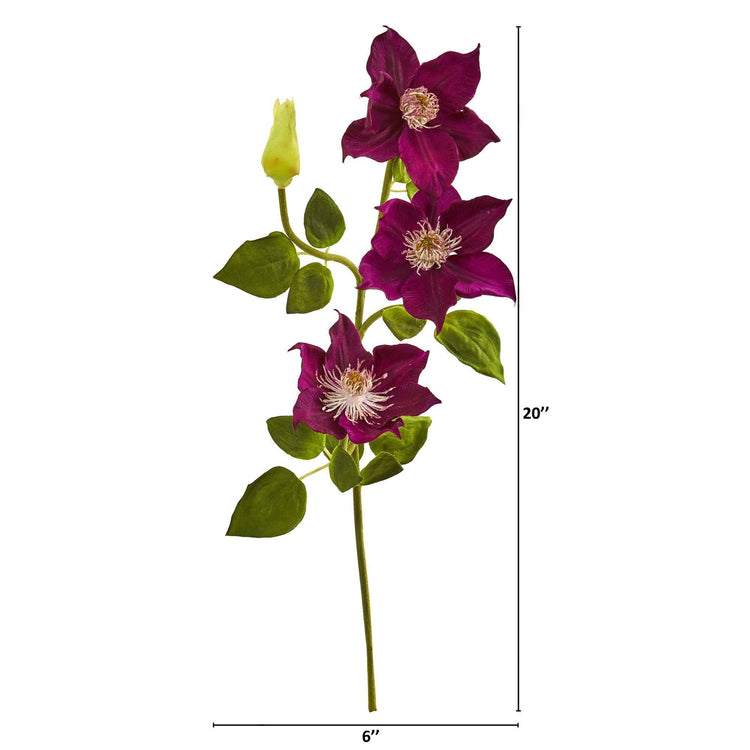 20” Artificial Flower Spray (Set of 6) 2292-S6 Nearly Natural
