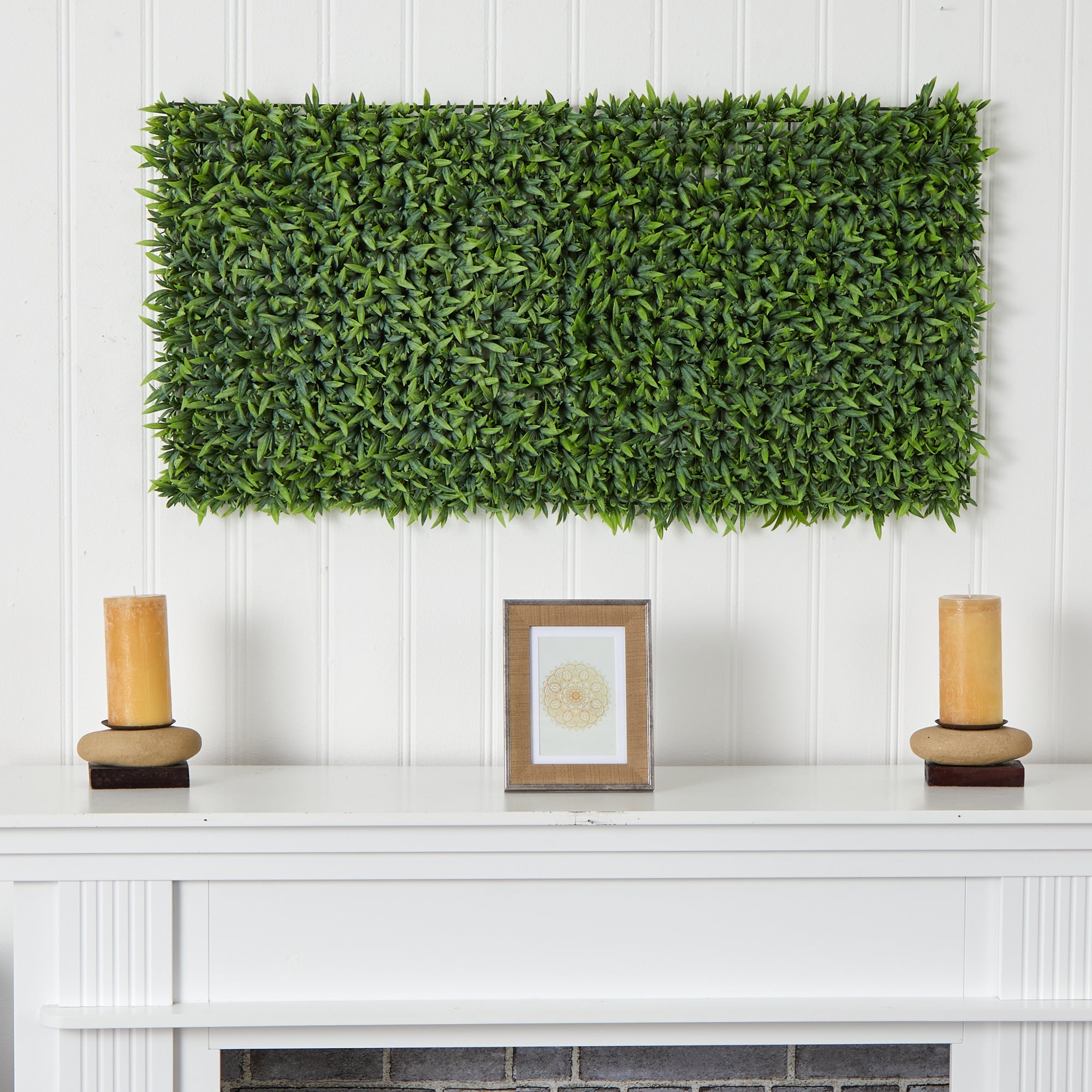 20” Grass Artificial Wall Mat (Indoor/Outdoor) (Set of 2) | Nearly Natural