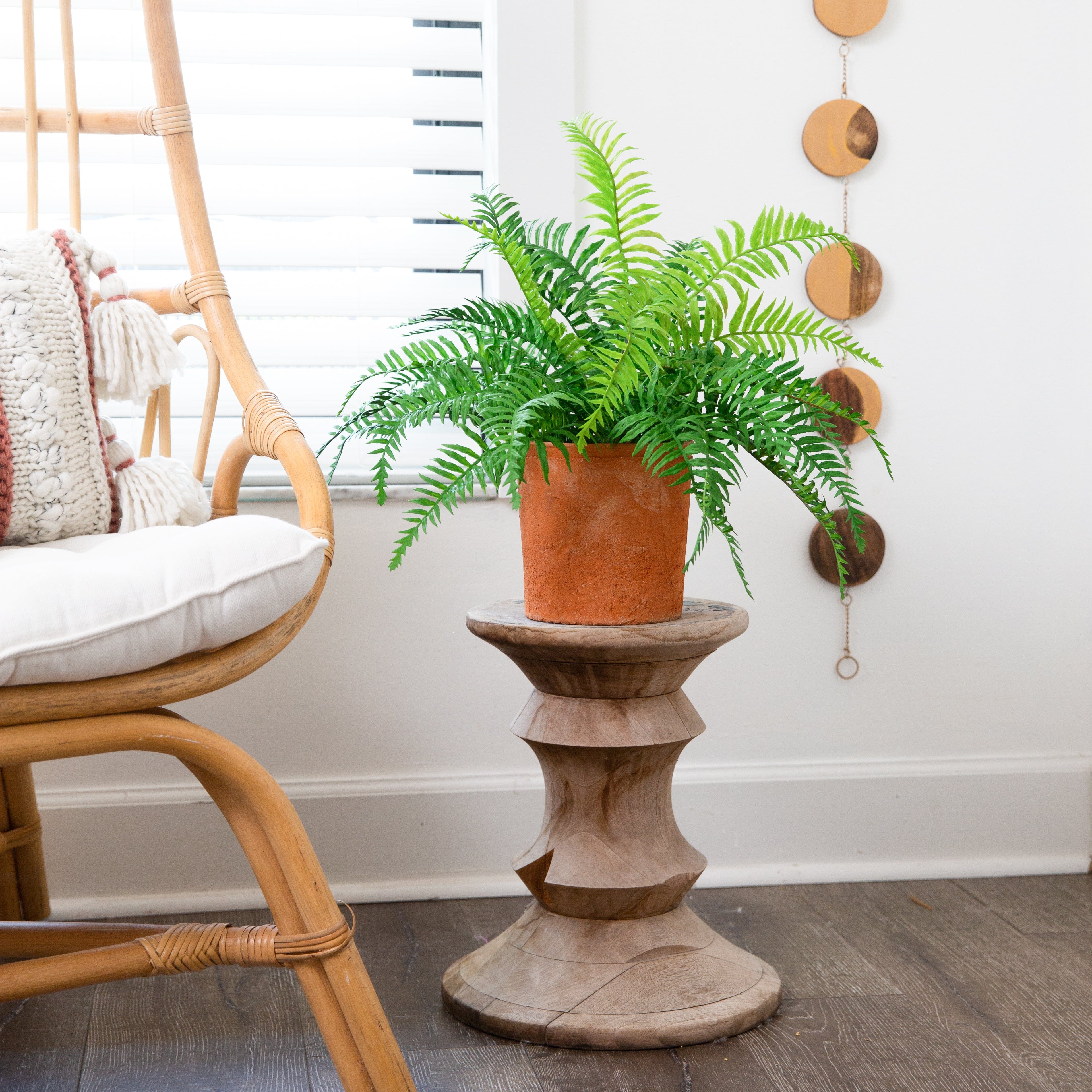 22” Artificial Fern Plant in Decorative Planter | Nearly Natural