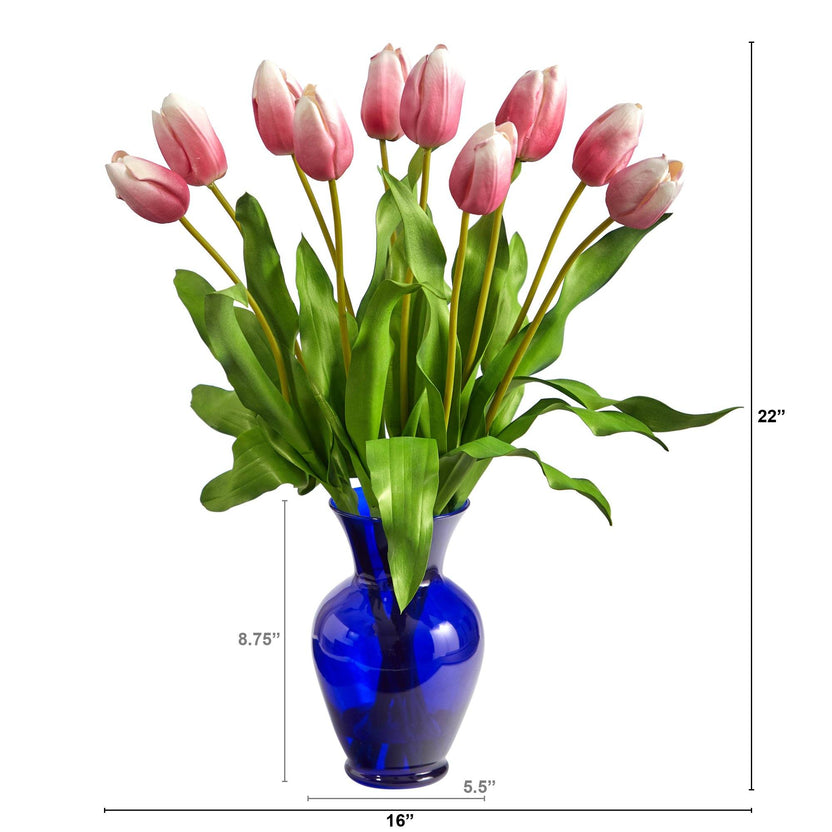 Silk Tulips | Fake Tulips | Artificial Tulips | Nearly Natural