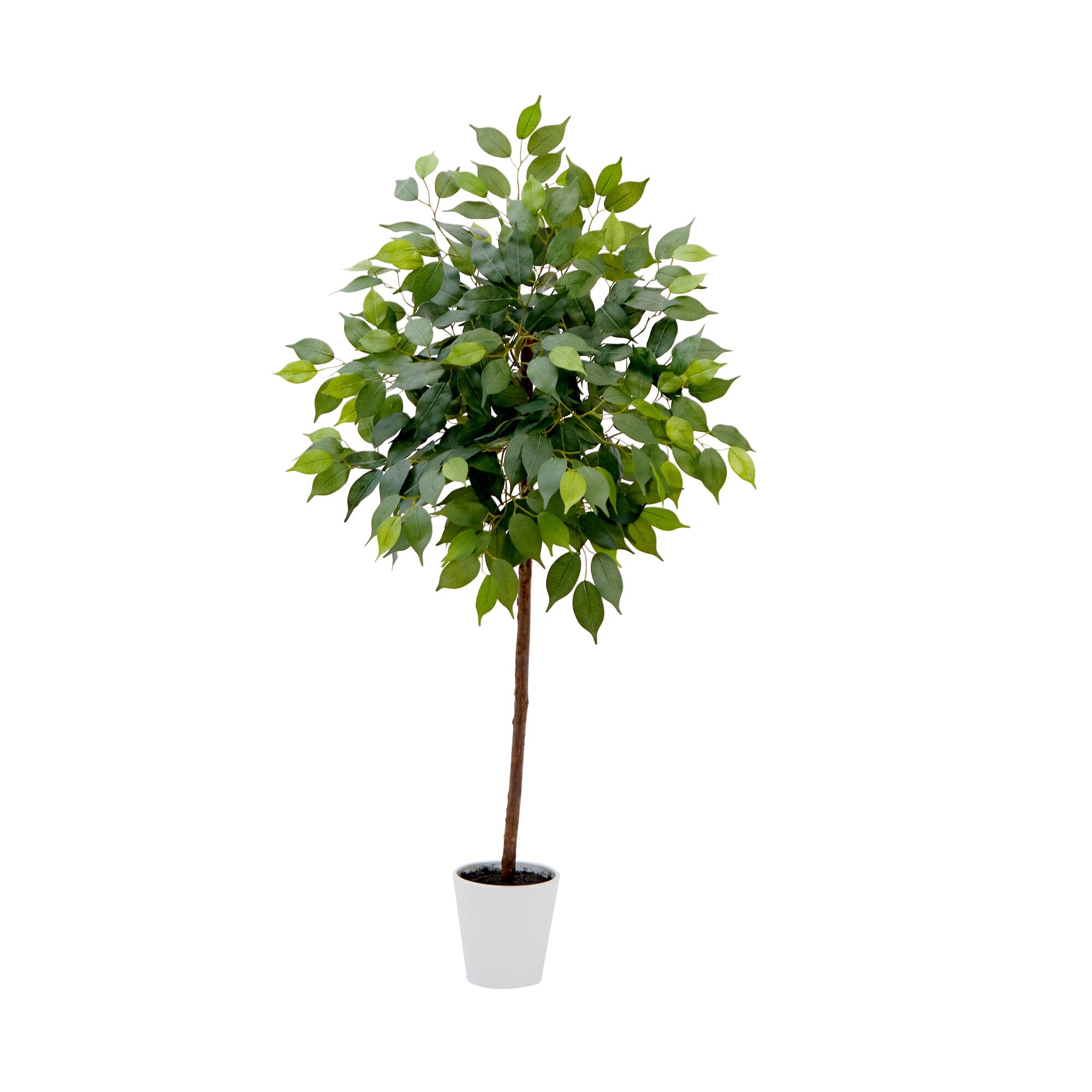 4’ Artificial Ficus Tree with Decorative Planter | Nearly Natural