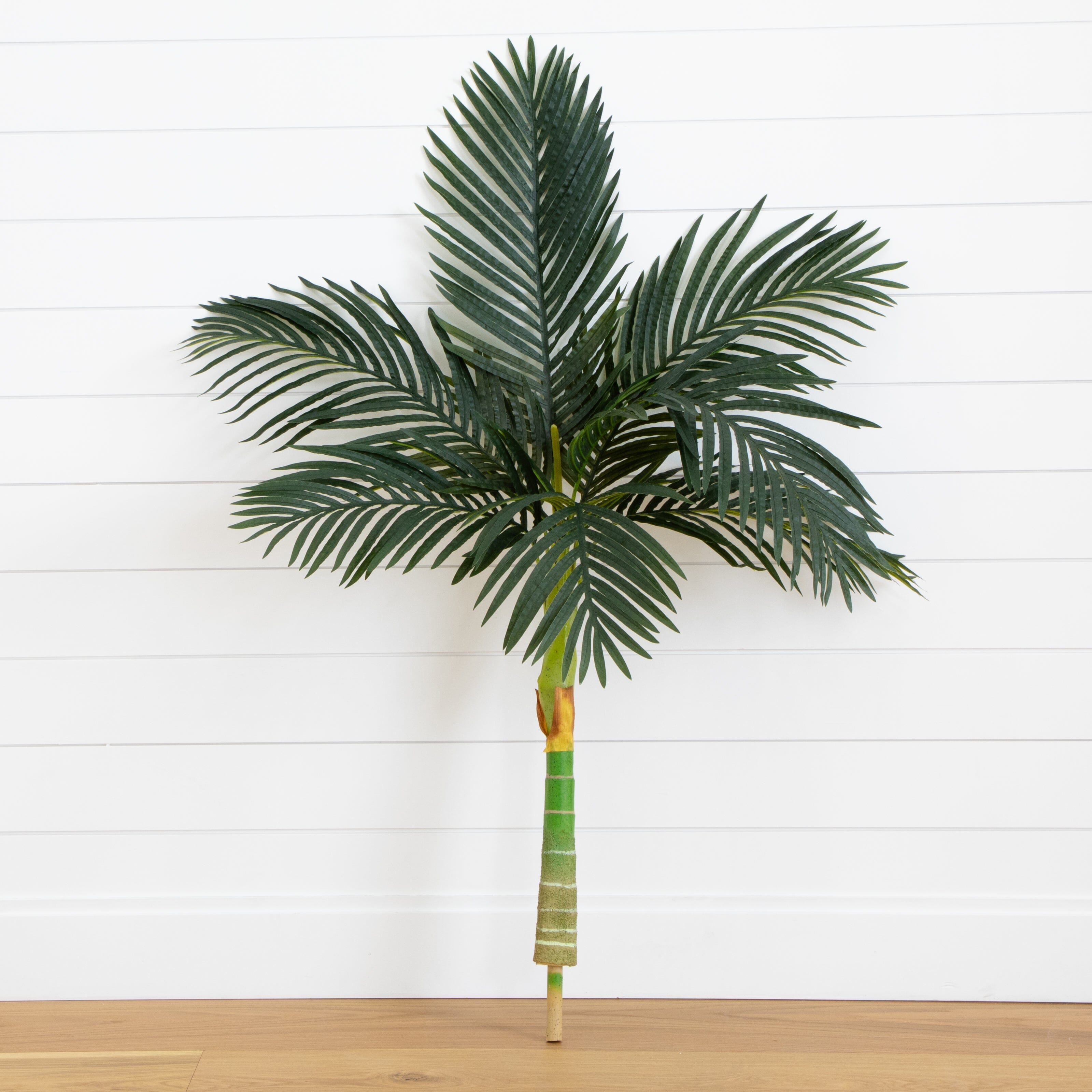 4’ Artificial Golden Cane Palm Tree Without Pot | Nearly Natural