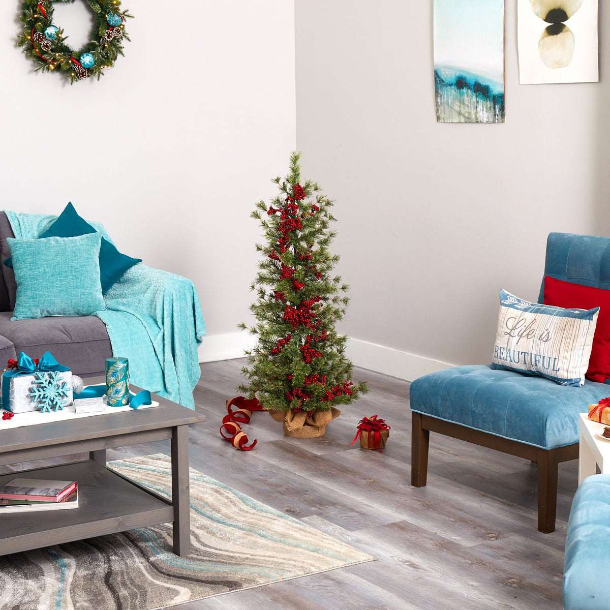 Artificial Christmas Trees with Lights | Nearly Natural