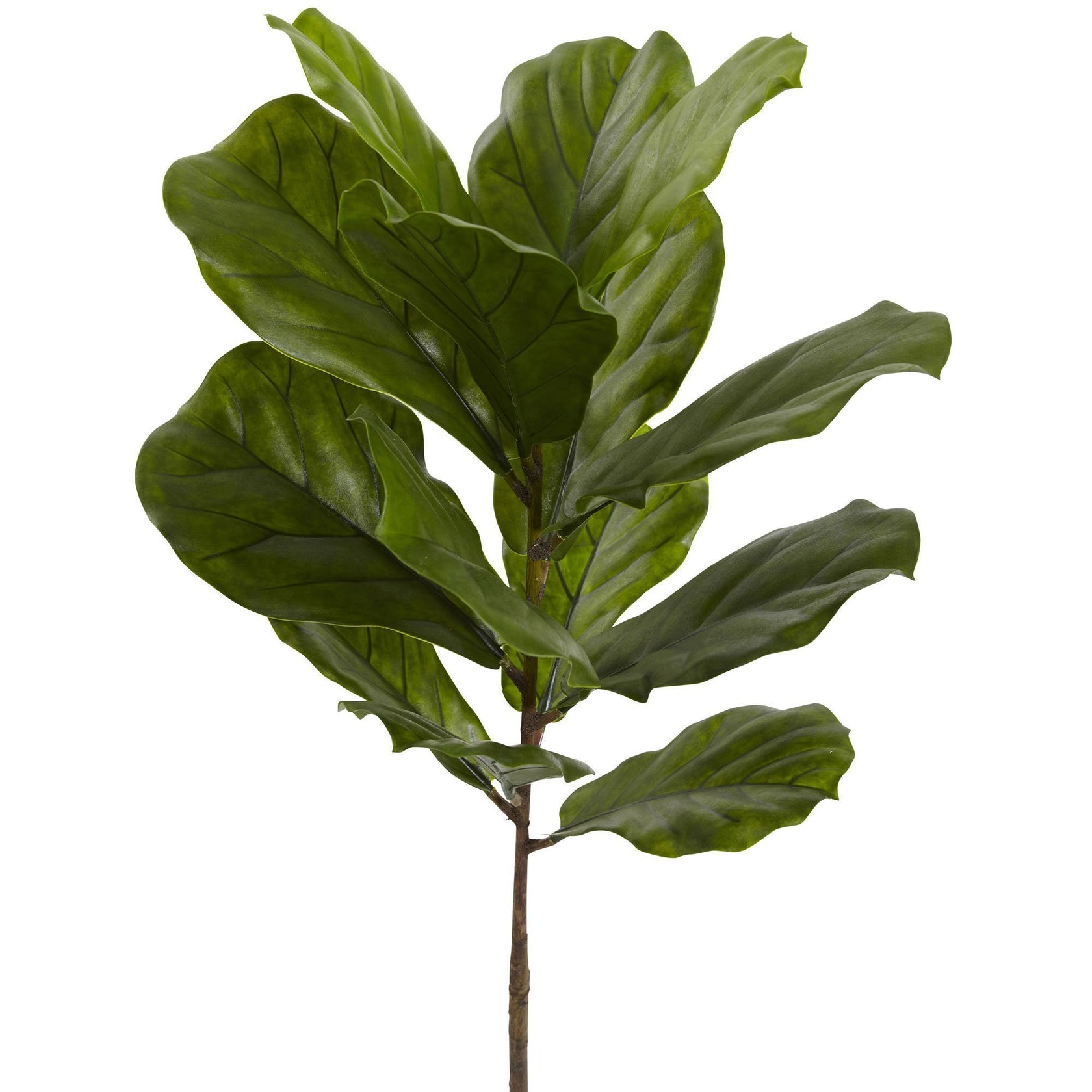4’ Fiddle Leaf Tree UV Resistant (Indoor/Outdoor) | Nearly Natural