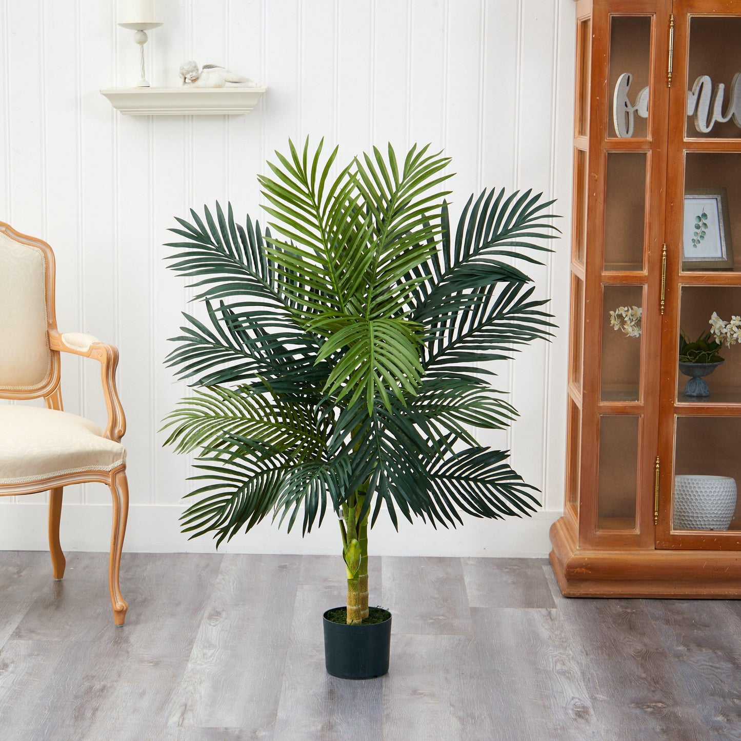 4’ Golden Cane Palm Tree | Nearly Natural