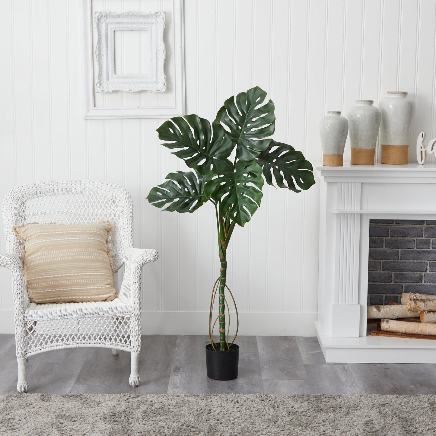 4’ Monstera Artificial Tree | Nearly Natural
