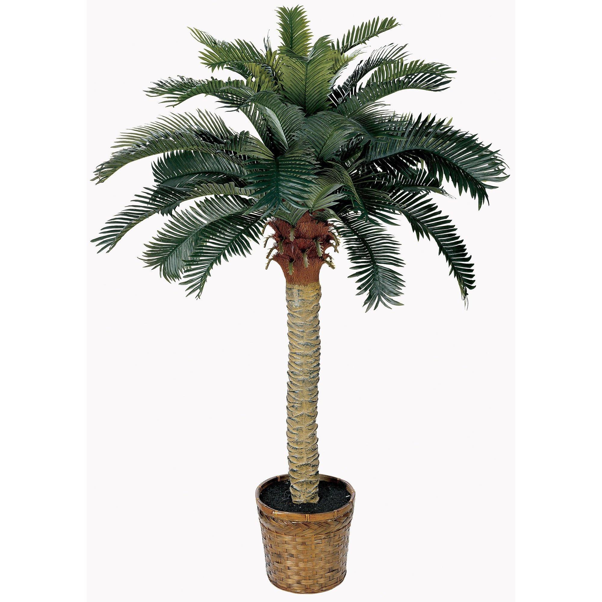 4' Sago Silk Palm Tree | Nearly Natural