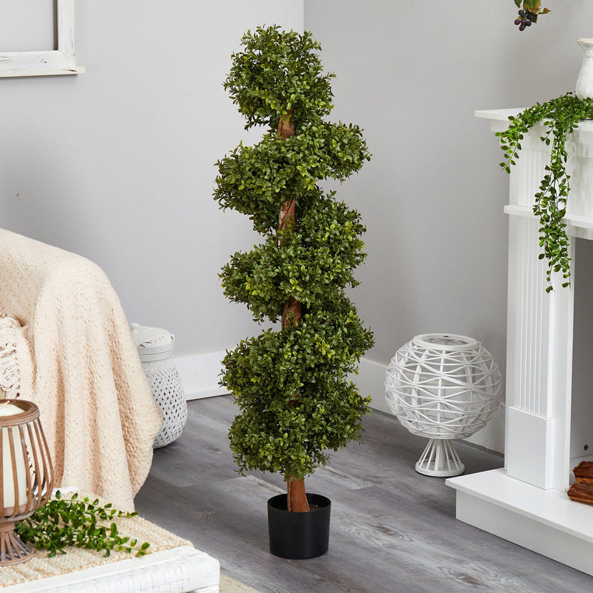 Silk Spiral Topiary Trees | Fake Spiral Topiary Trees | Nearly Natural